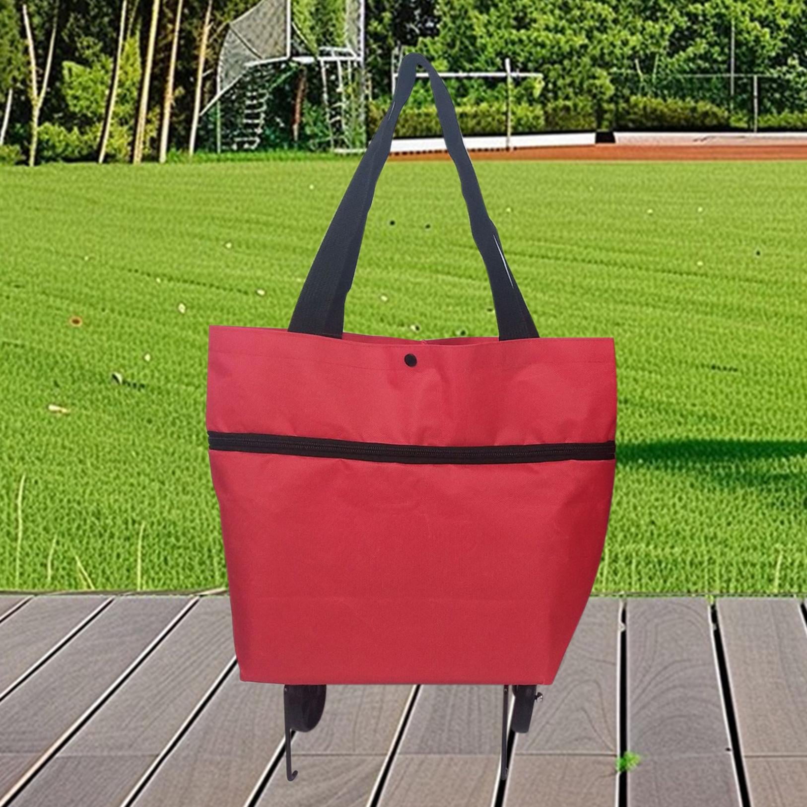 Trolley Bag Shopping with Wheels,Upgrade Collapsible Trolley Bags ...