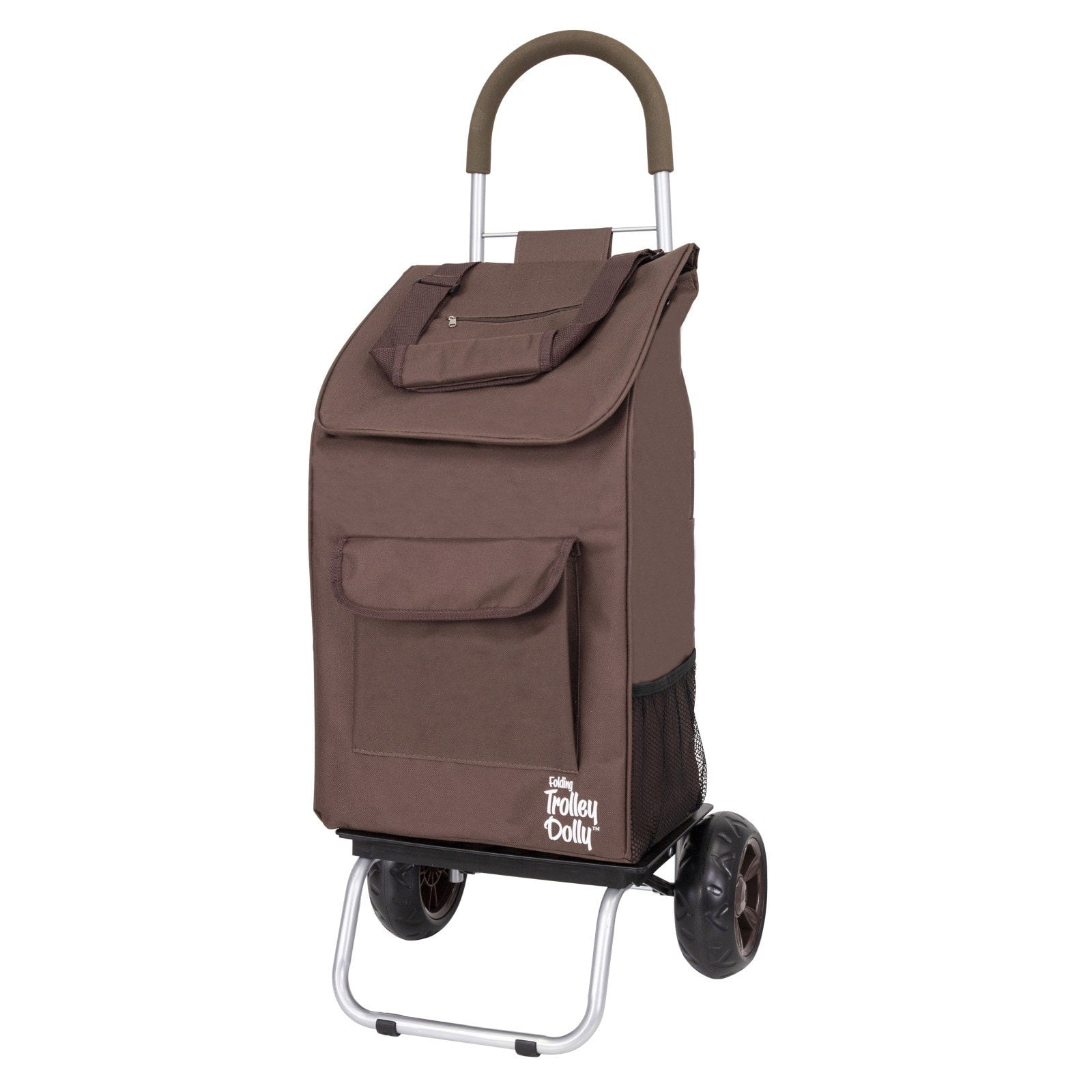 Trolley Dolly, Foldable Shopping Cart for Groceries with Wheels ...