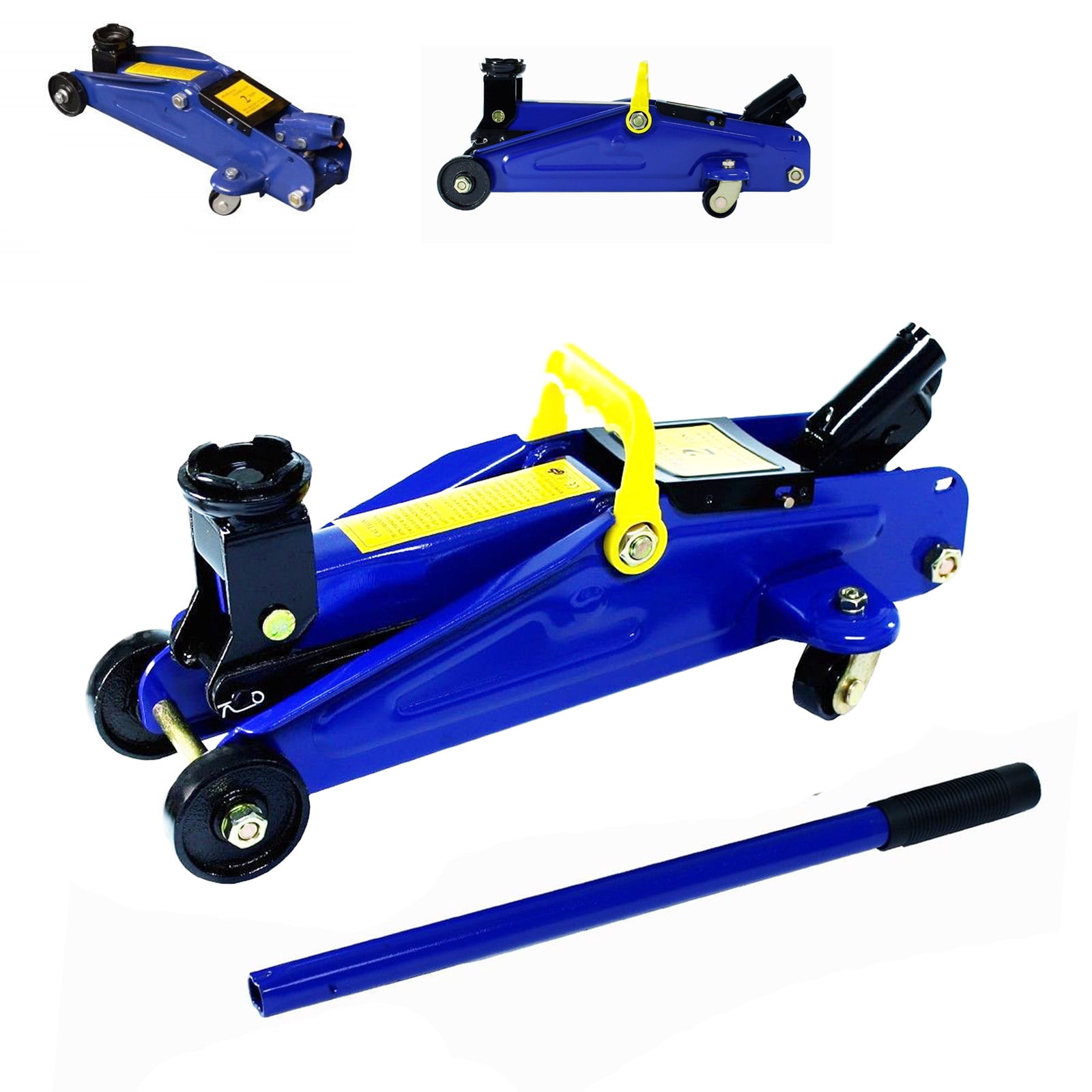 Trolley Jack 2 Tonne Load Capacity, Portable Low Profile Hydraulic ...