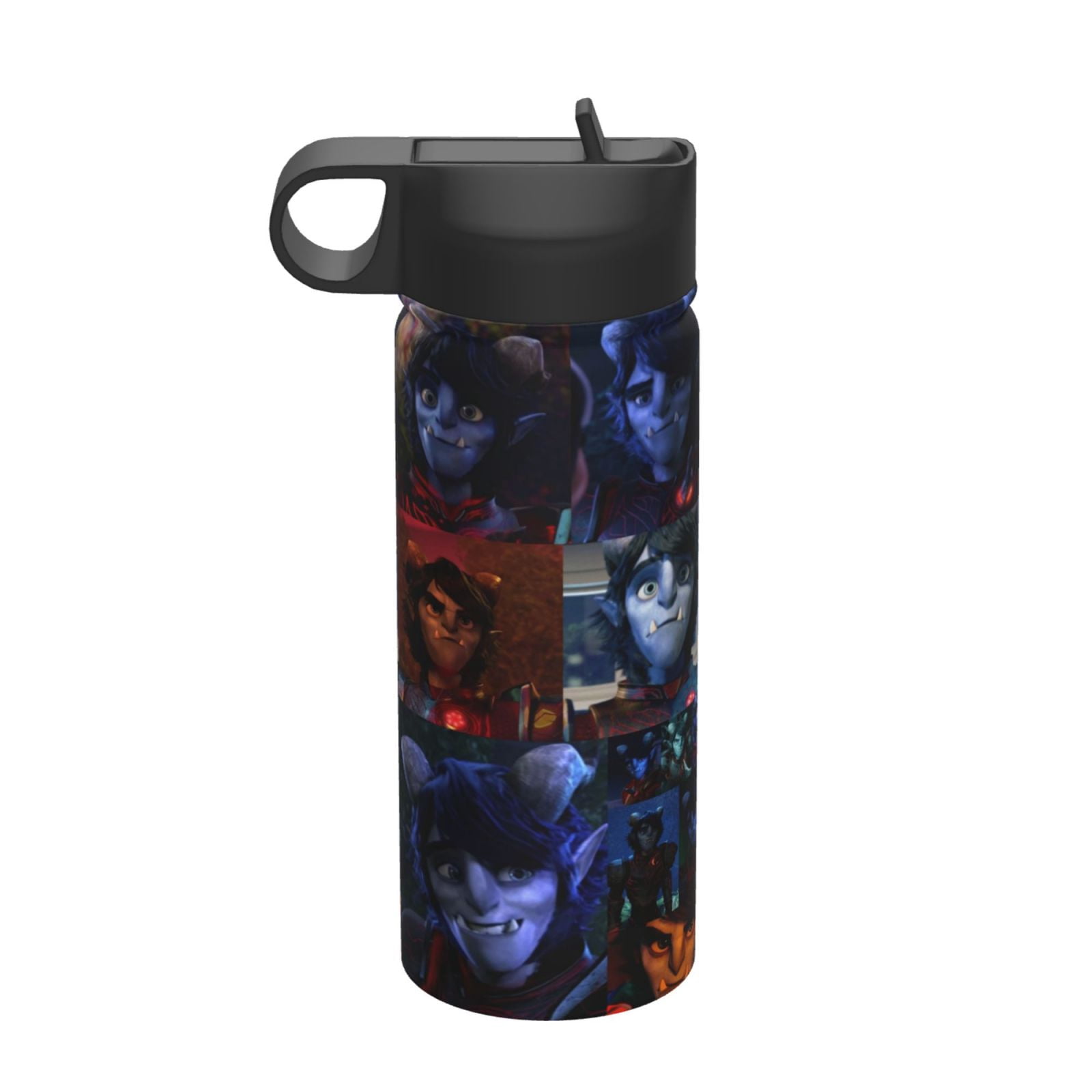 Trollhunters 18 Oz Insulated Water Bottle Stainless Steel Vacuum Leak ...