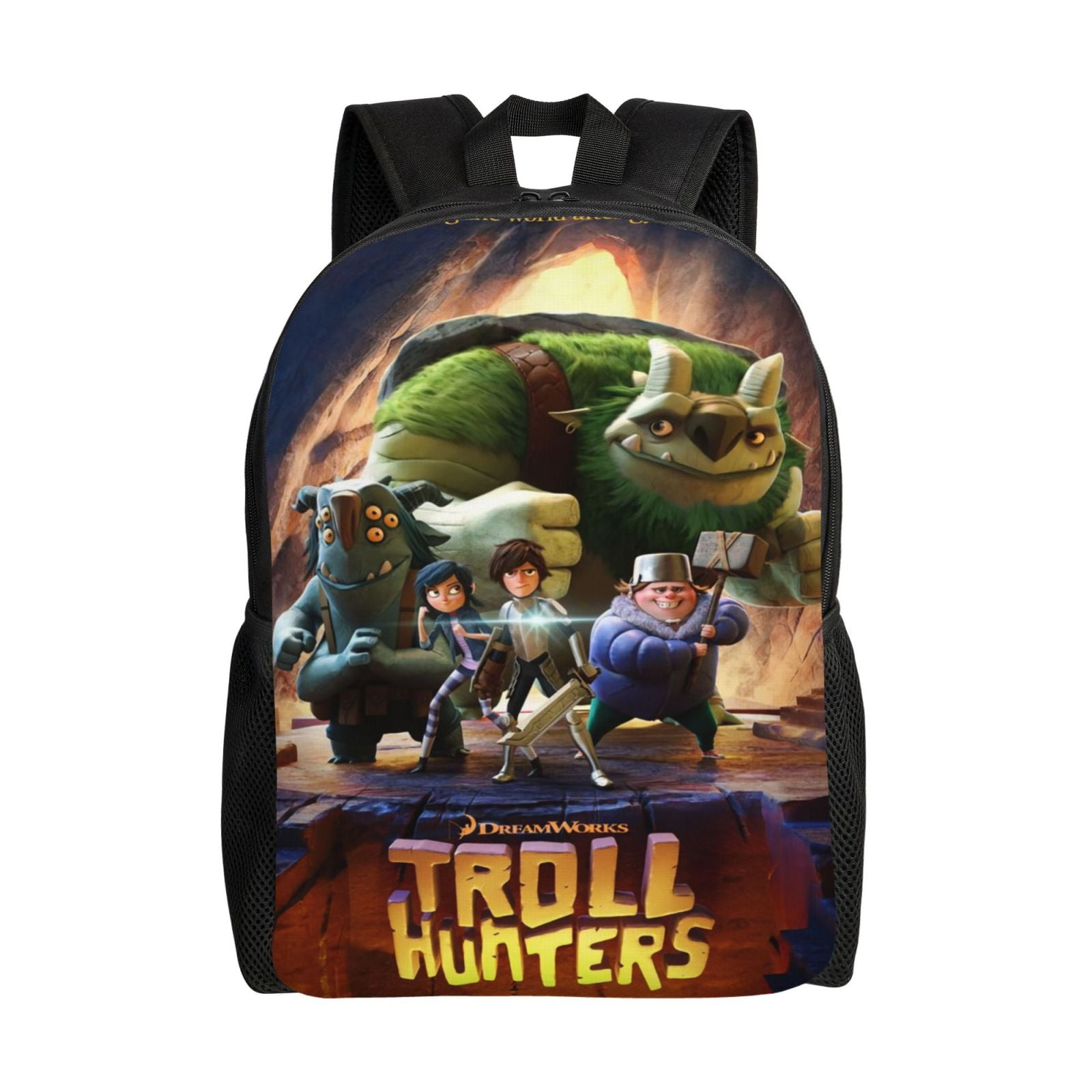 Trollhunters Backpack 3D Printed Casual Daypacks - Walmart.com