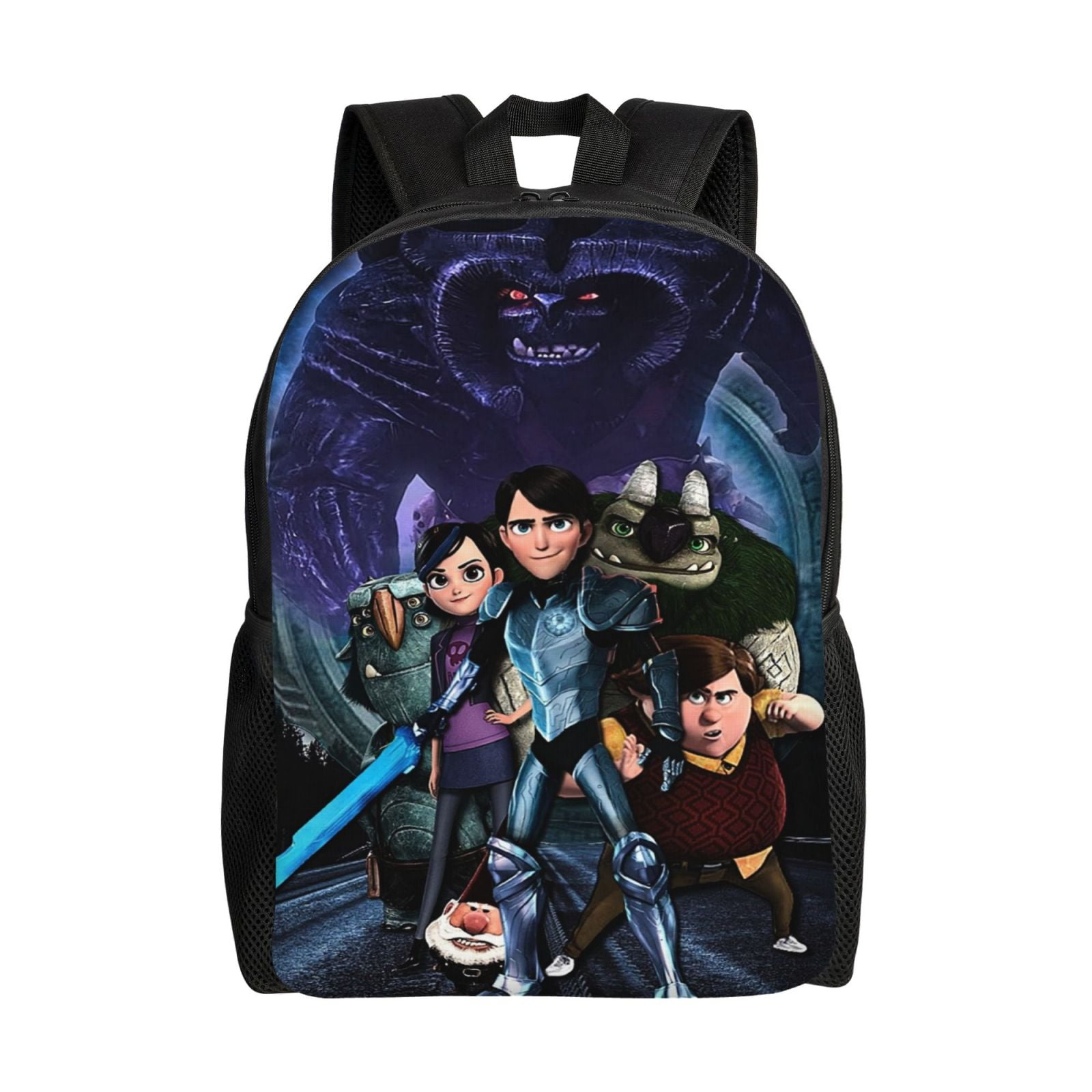 Trollhunters Cartoon Backpacks Lightweight Large Capacity Unisex ...
