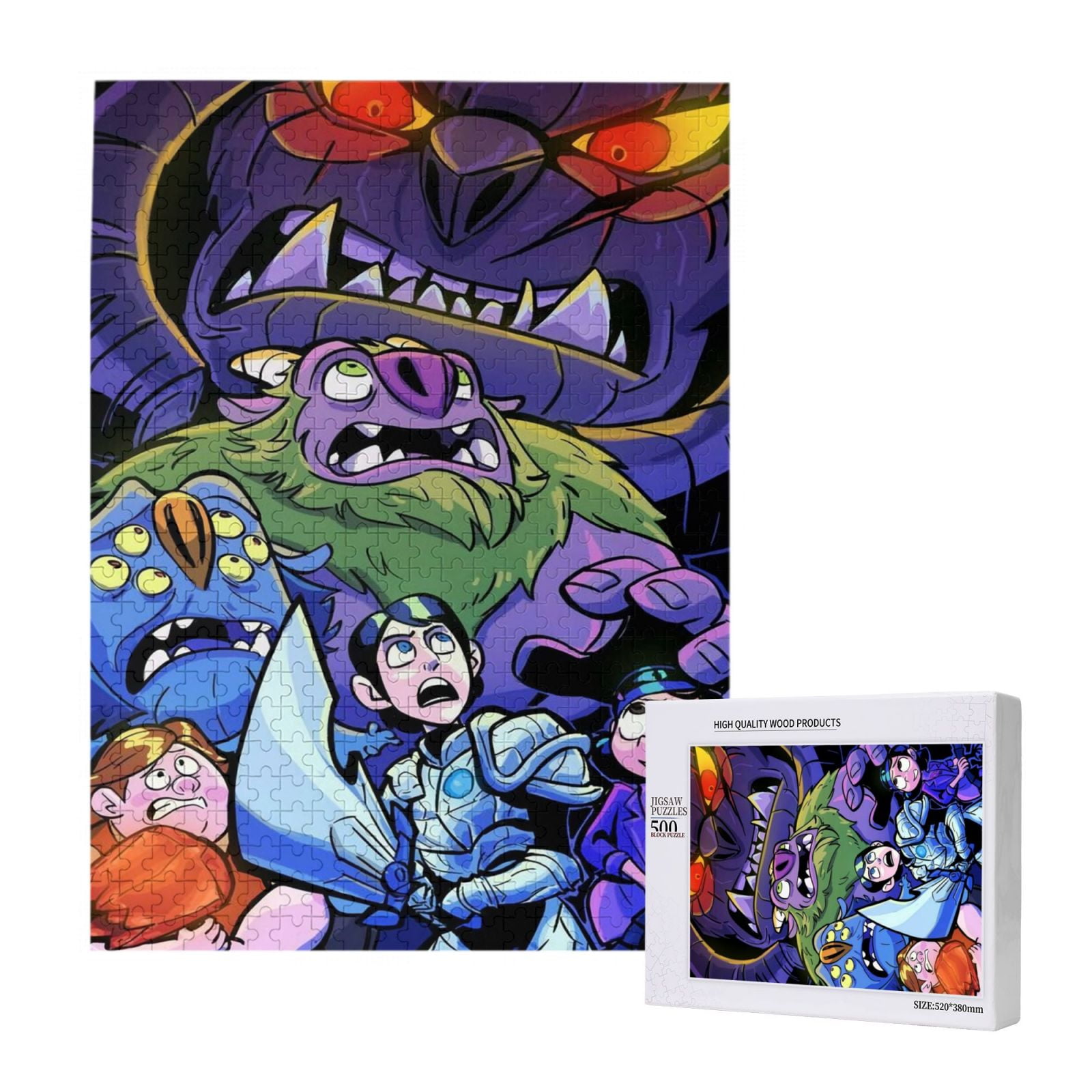 Trollhunters Jigsaw Puzzle Interactive Brain Teaser Board Game for ...
