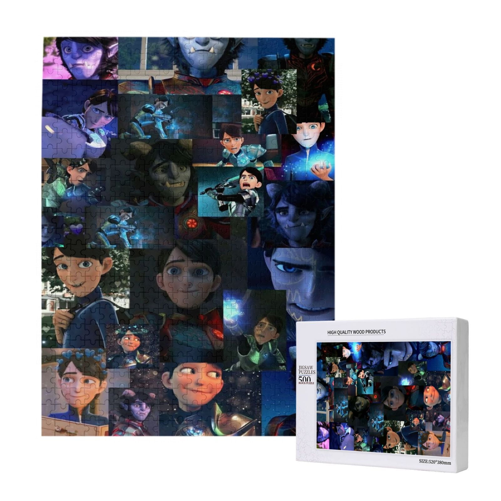 Trollhunters Jigsaw Puzzle Interactive Brain Teaser Board Game for ...