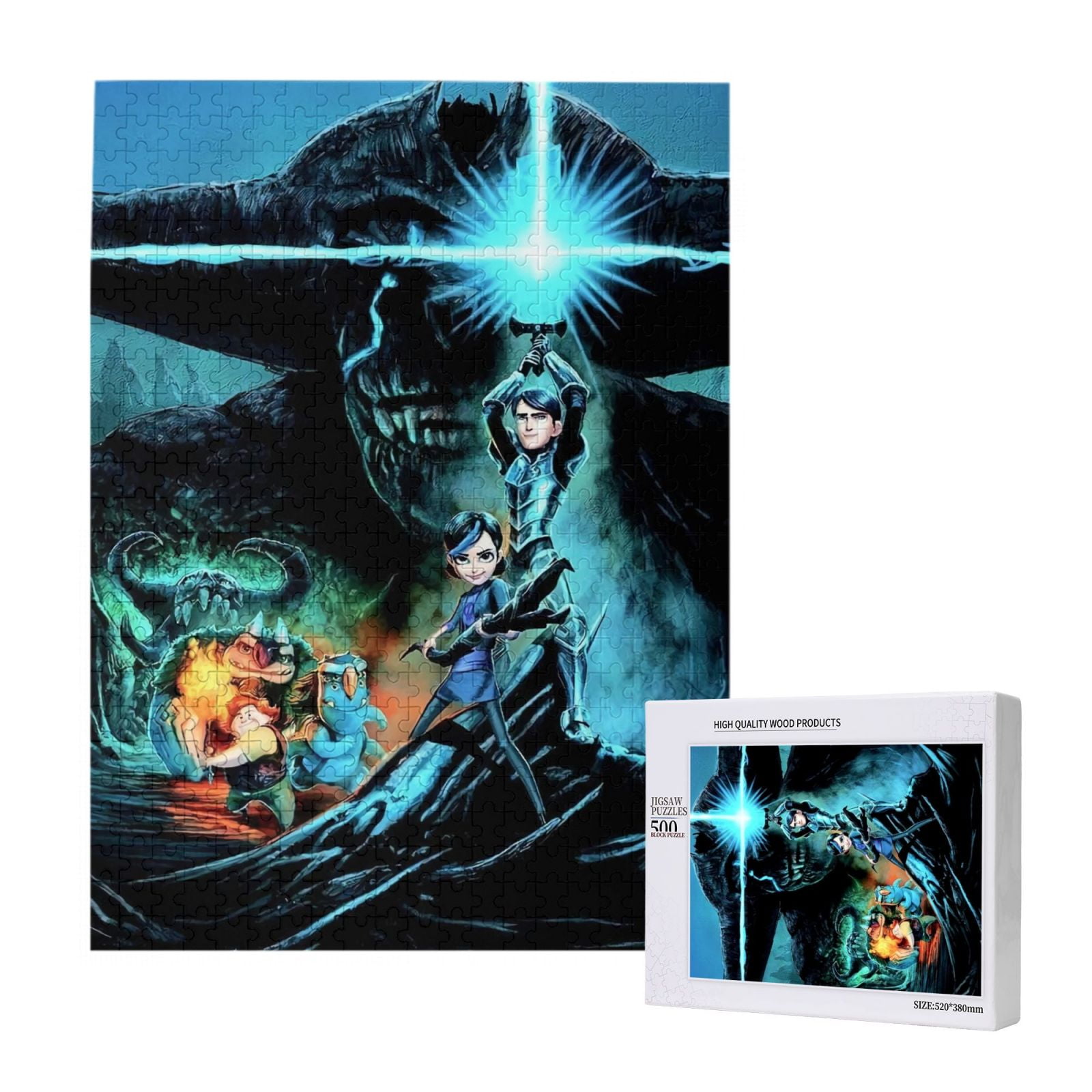 Trollhunters Jigsaw Puzzles 300/500/1000 Pieces Wooden Puzzles Gift for ...