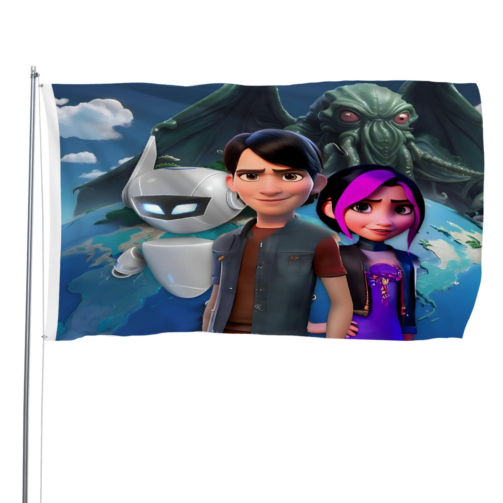 Trollhunters Pattern Flag Decoration - Walmart.com