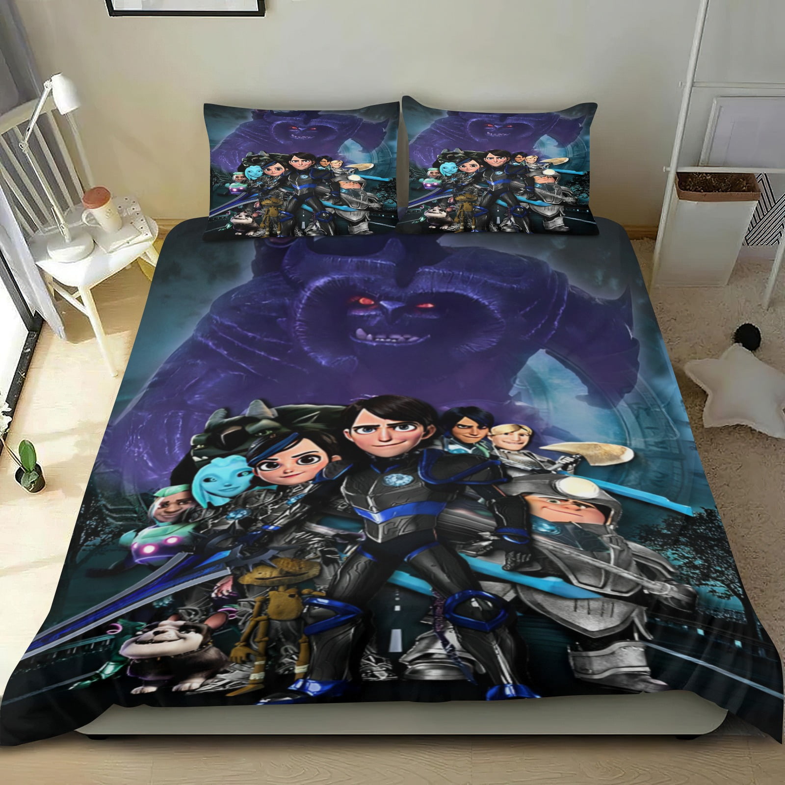 Trollhunters thin bedding set has an iconic print, Perfect for fans, it ...