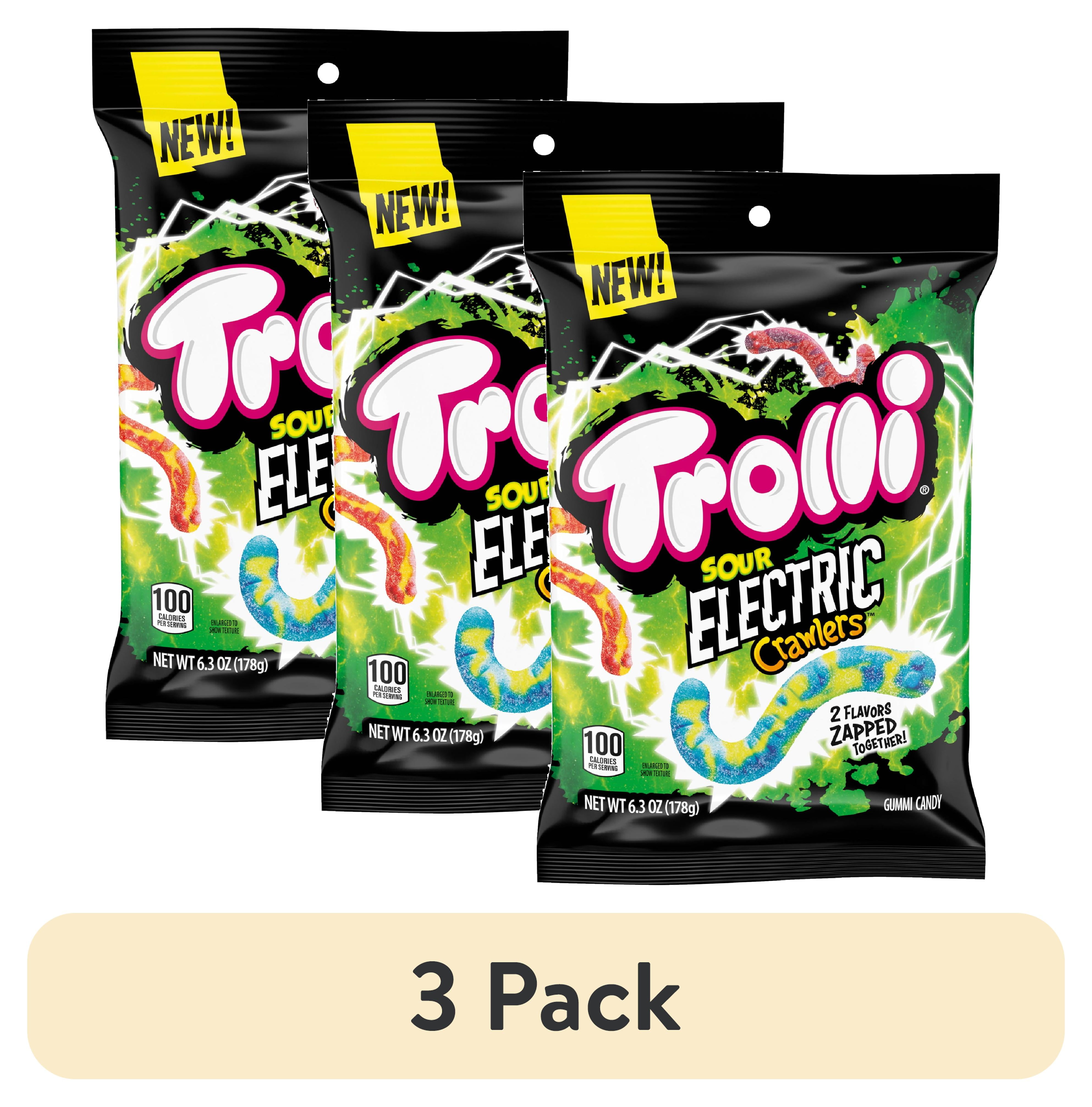 (3 pack) Trolli Electric Crawlers 6.3 oz Bag - Walmart.com