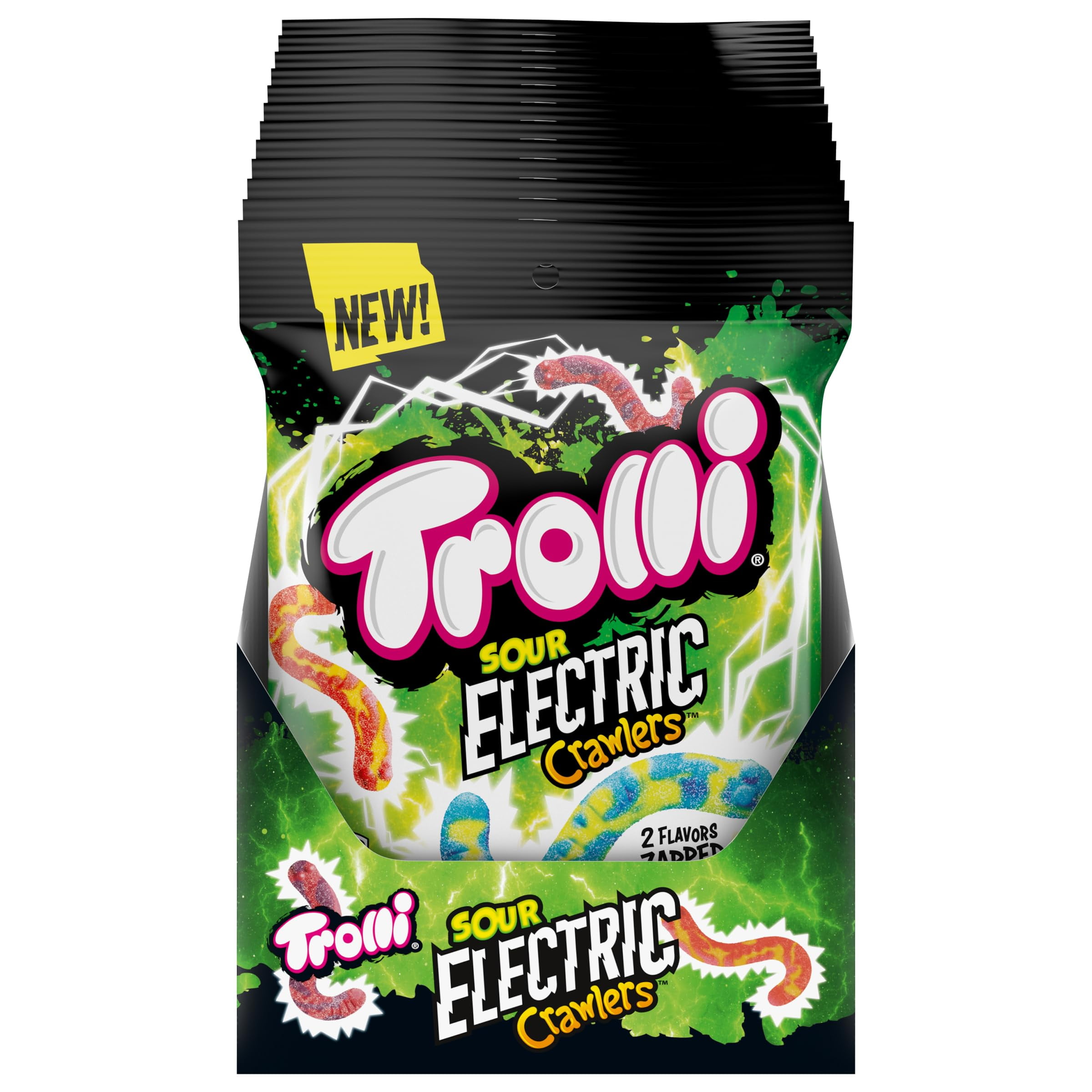 Trolli Electric Sour Crawlers Peg 4.25 oz (Pack of 12) - Walmart.com