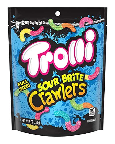 Trolli Sour Brite Crawlers Minis, 9 oz - Case of 6 - Walmart.com