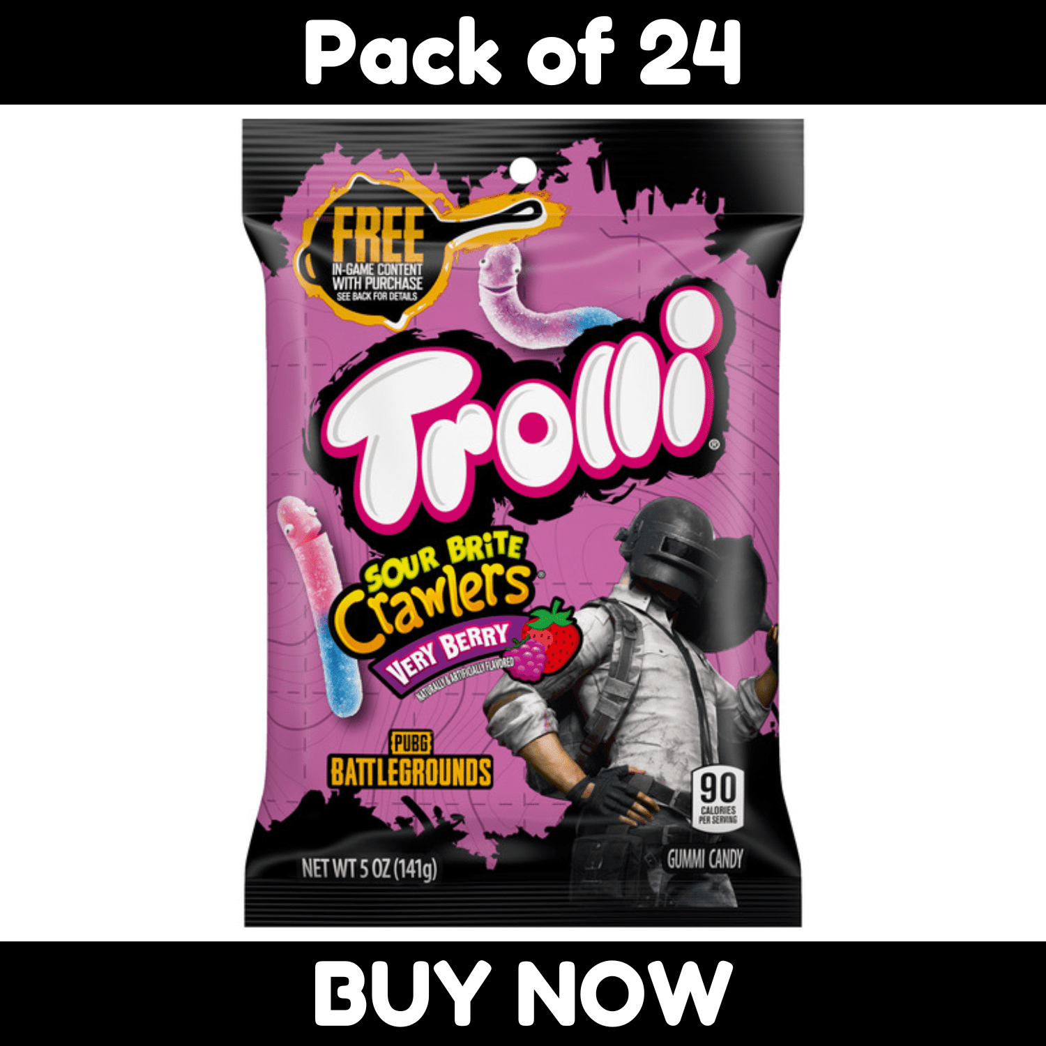 Trolli Sour Brite Crawlers Very Berry Gummi Candy, Halo Infinite ...