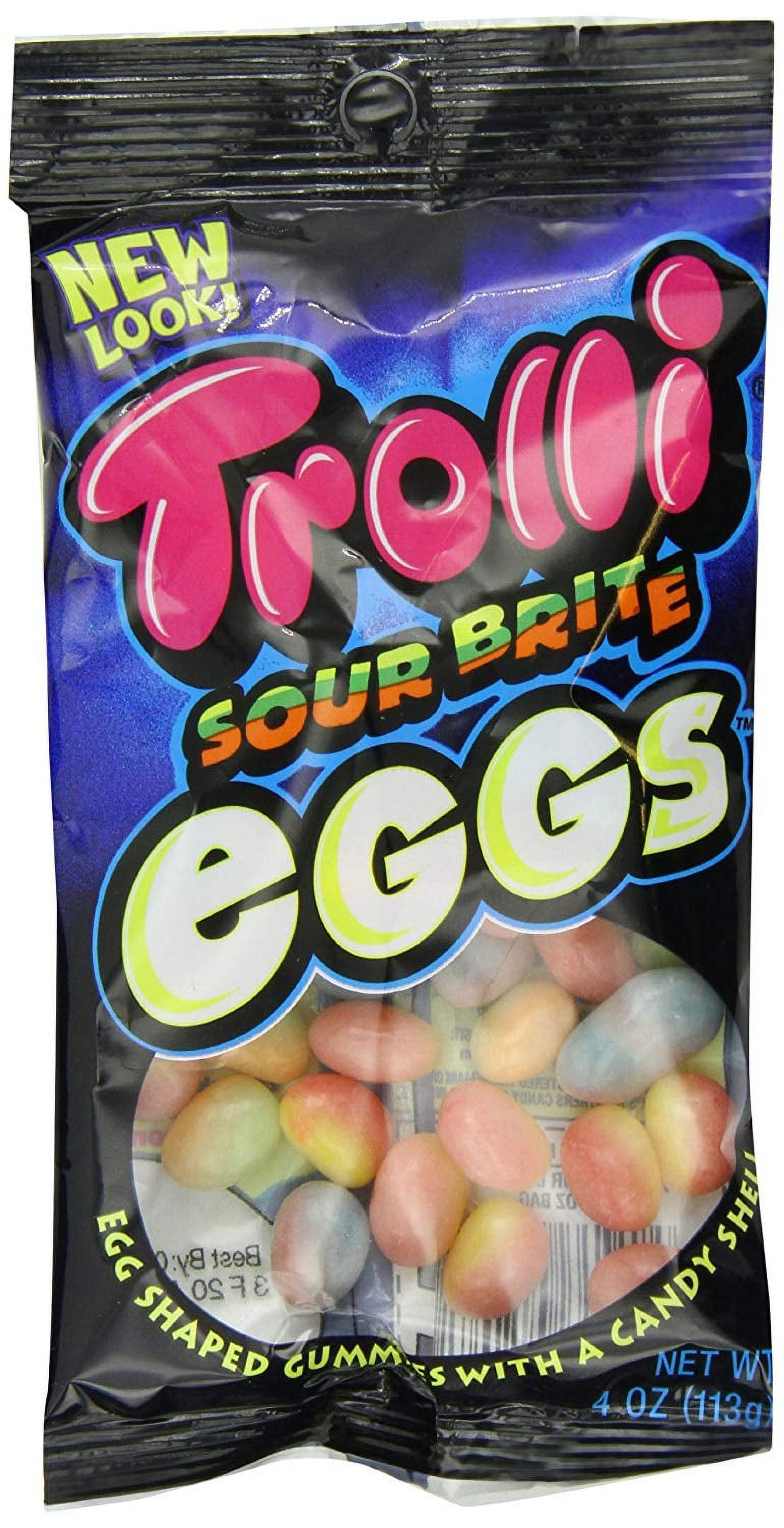 Trolli Bulk Sour Brite Eggs Gummy Candy, 4 oz - Case of 12 - Walmart.com