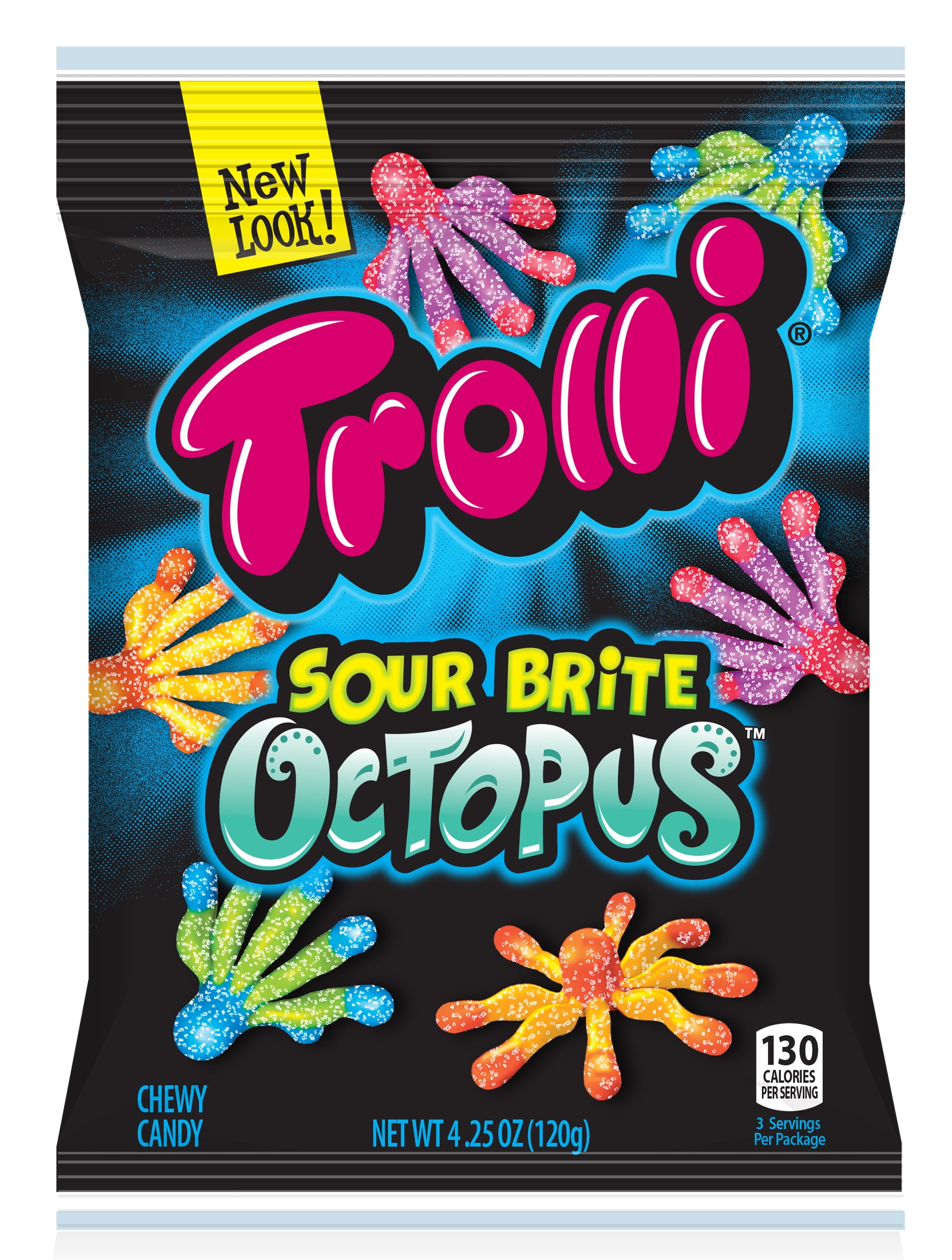 Trolli Sour Brite Octopus Gummy Candy, Assorted Flavors, 4.25 oz ... Trolli Sour Brite Octopus Gummy Candy, Assorted Flavors, 4.25 oz ...