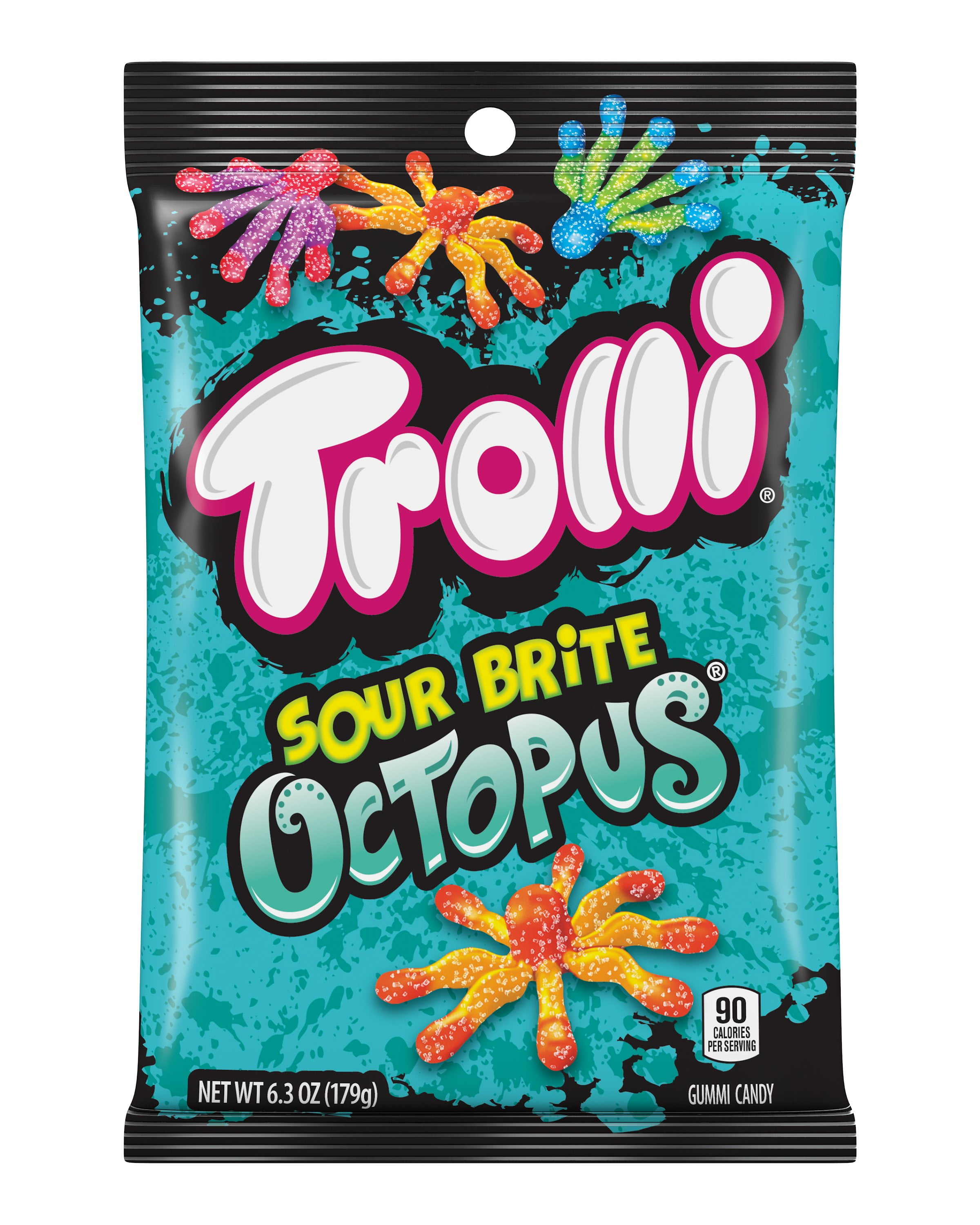 Trolli Assorted Sour Brite Octopus Gummy Candy, 6.3 Oz - Walmart.com