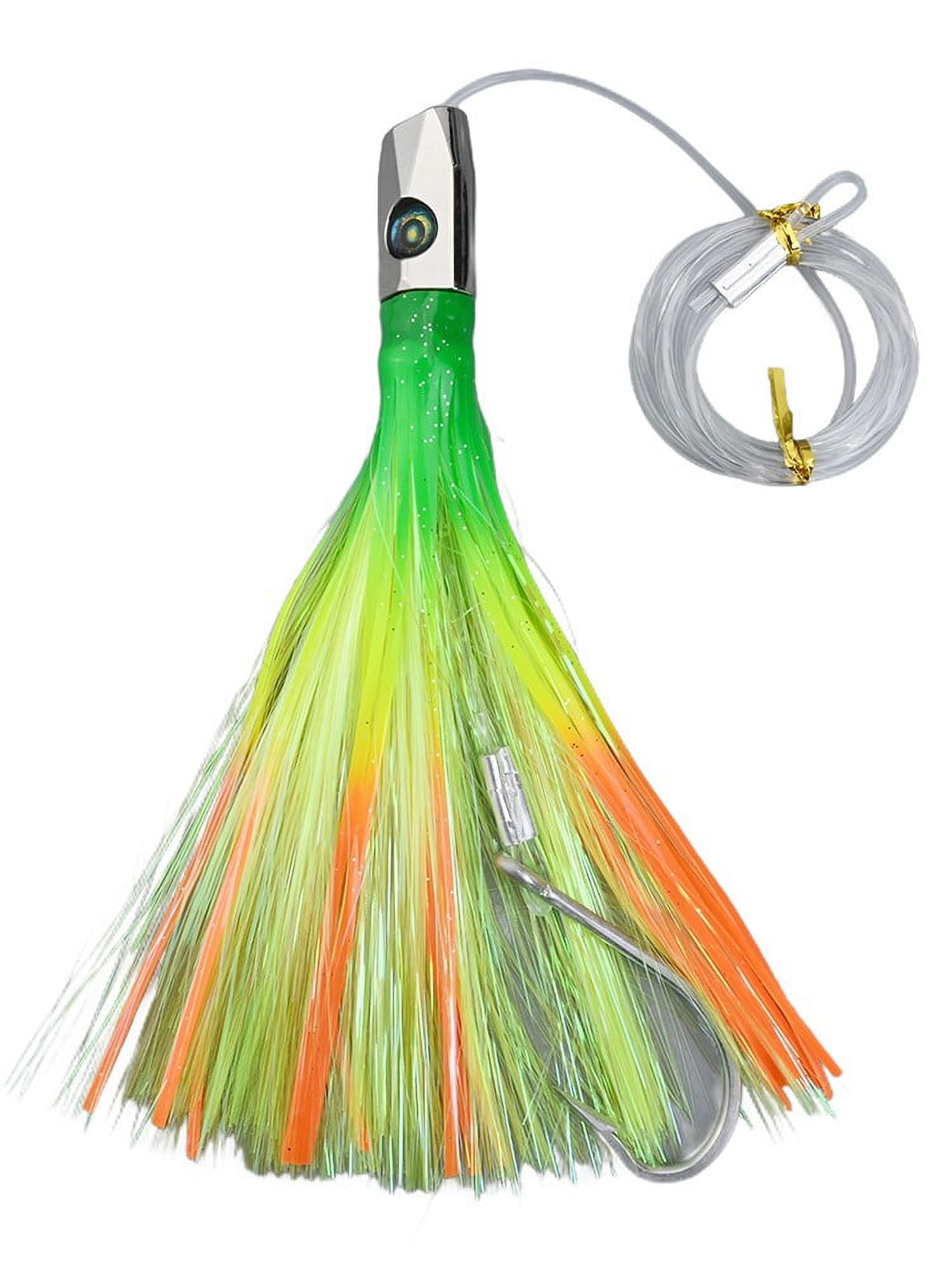 Trolling Bait Octopus Soft Bait Boat Fishing 1.7m Cord Length 22CM 85g ...