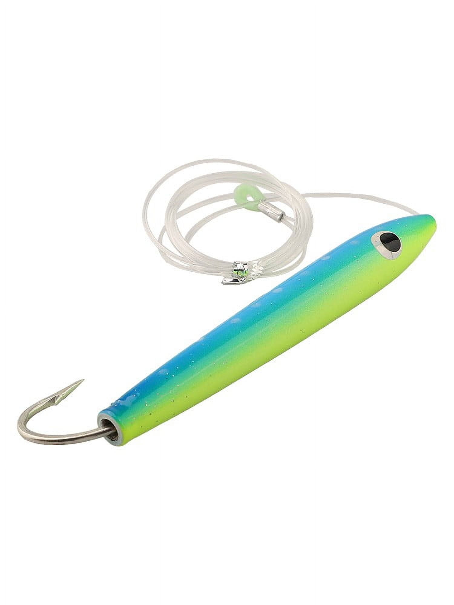 Trolling Fishing Bait Rigged Cedar Plugs Tuna Lure Cast Wood Trolling ...