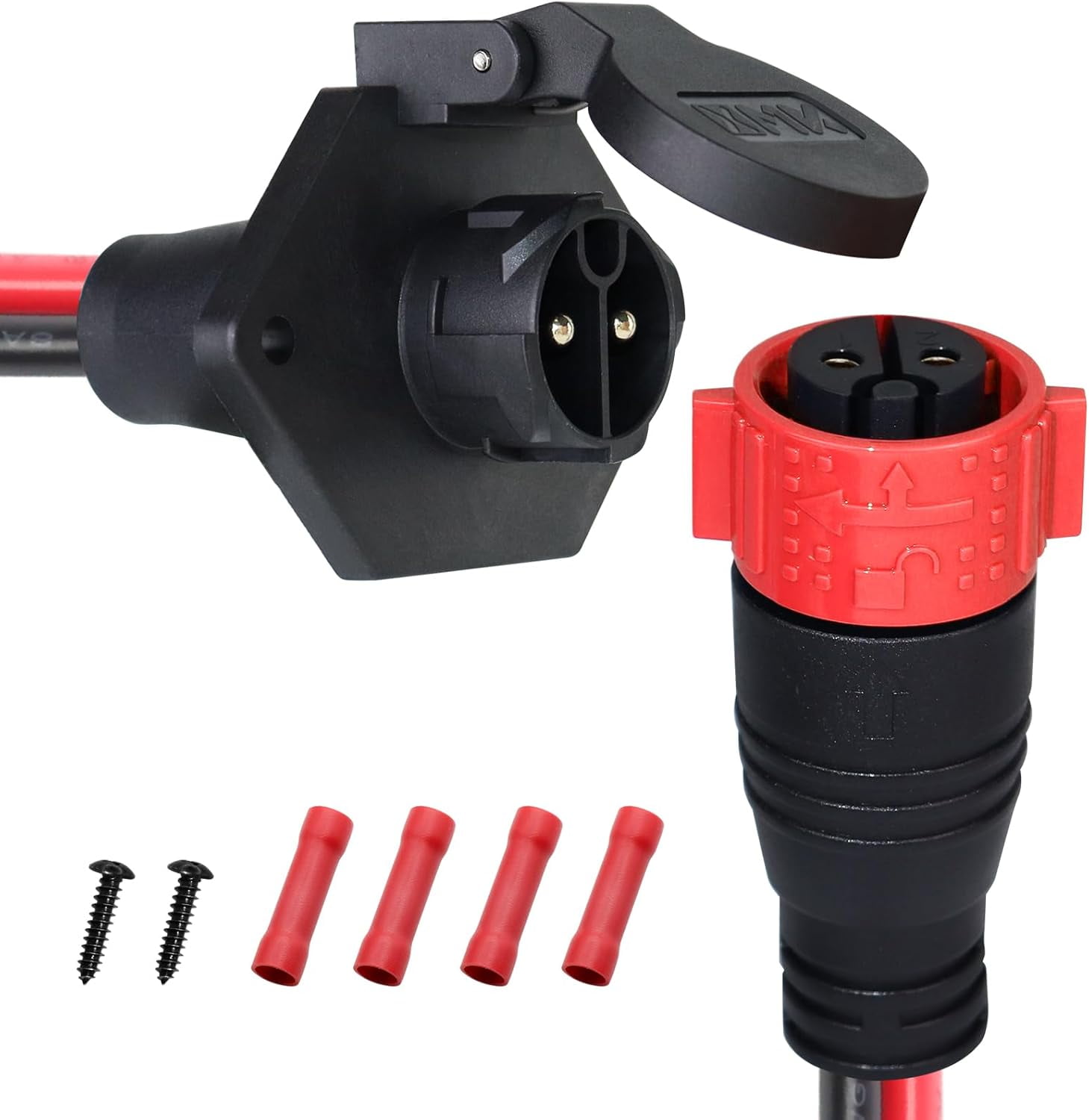 Trolling Motor Plug,12V/24V/26V/48V Trolling Motor Plug for Minn Kota ...