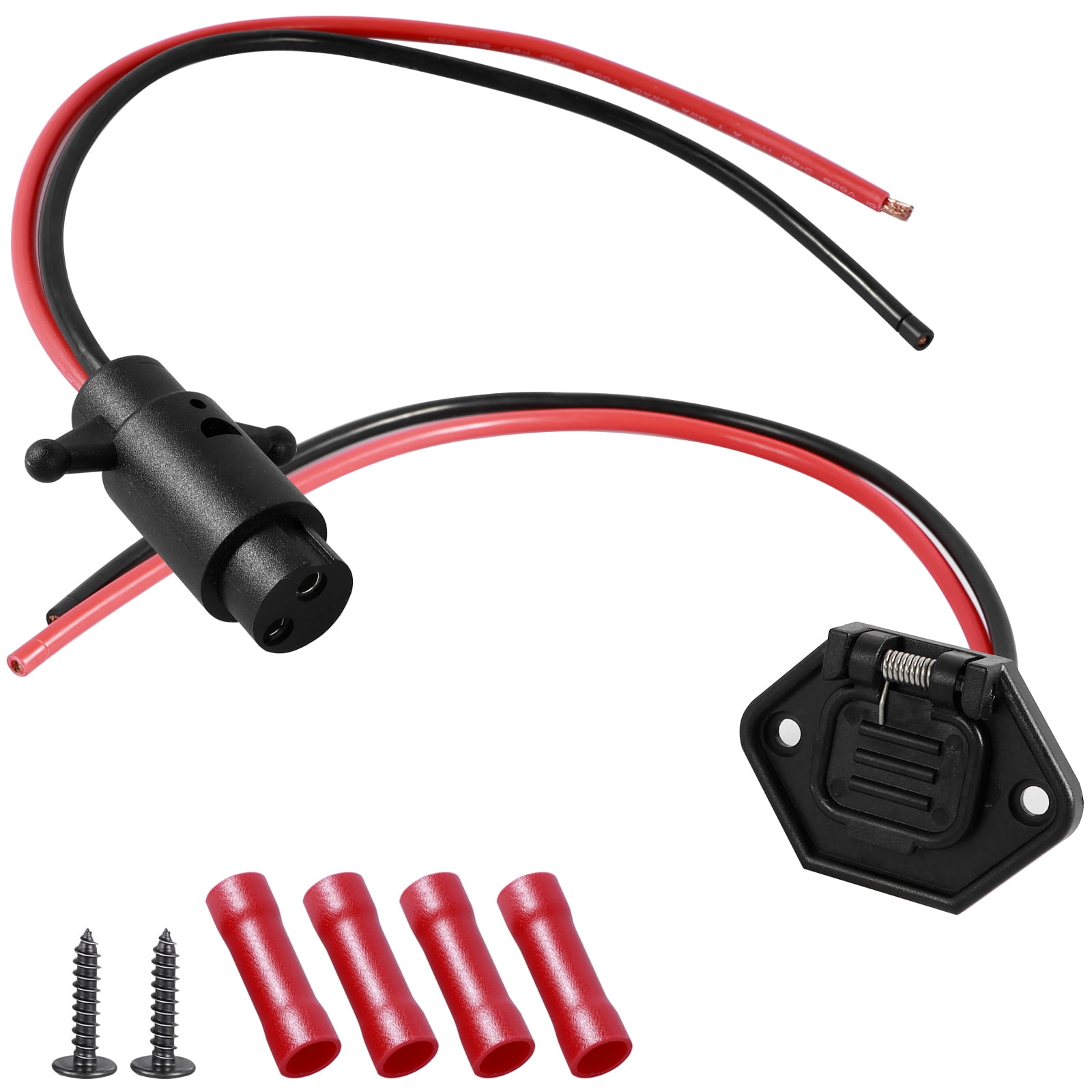 Trolling Motor Plugs 12V 8/10 Gauge 2 Wires Trolling Motor Plug and ...