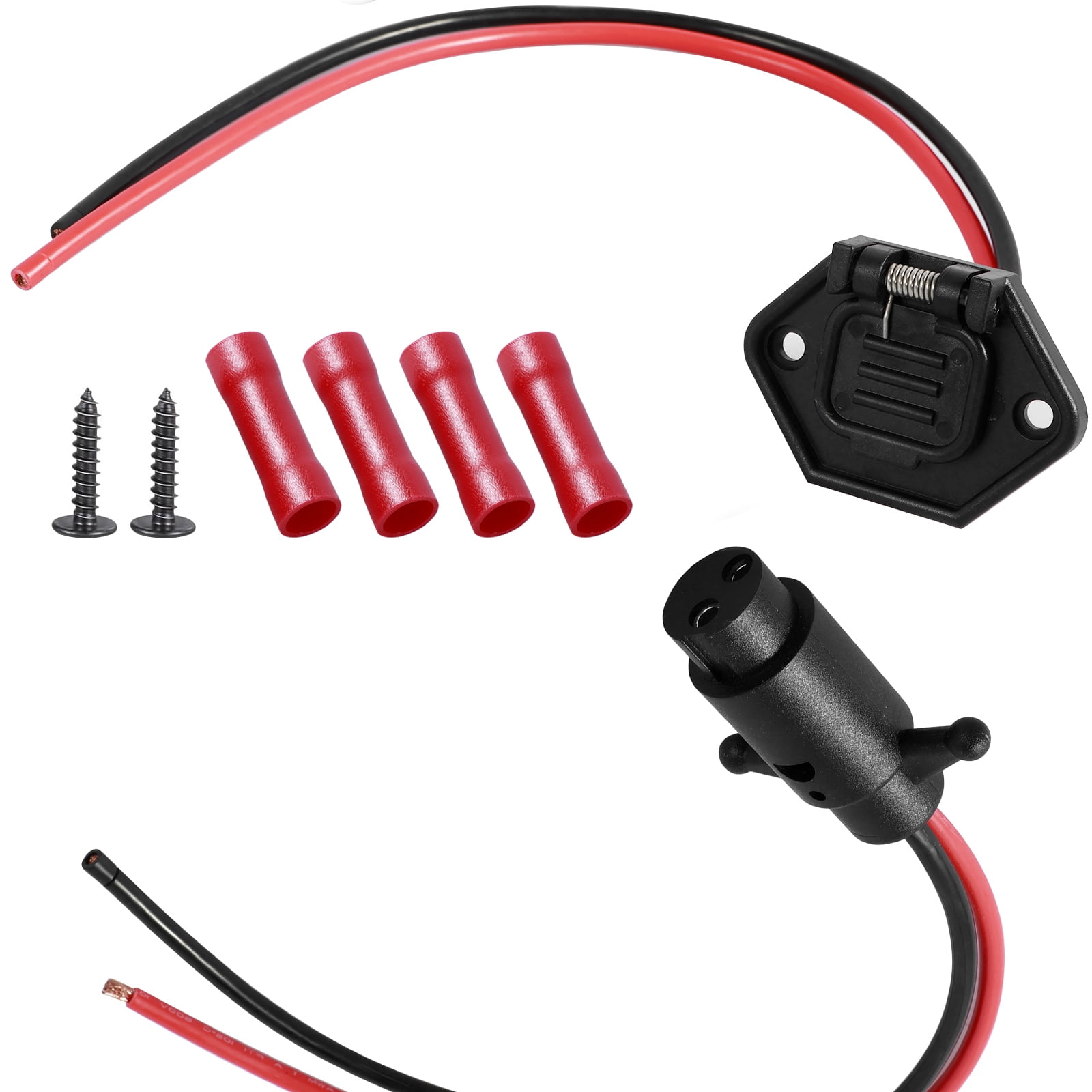 Trolling Motor Plugs 12V 8/10 Gauge 2 Wires Trolling Motor Plug and ...