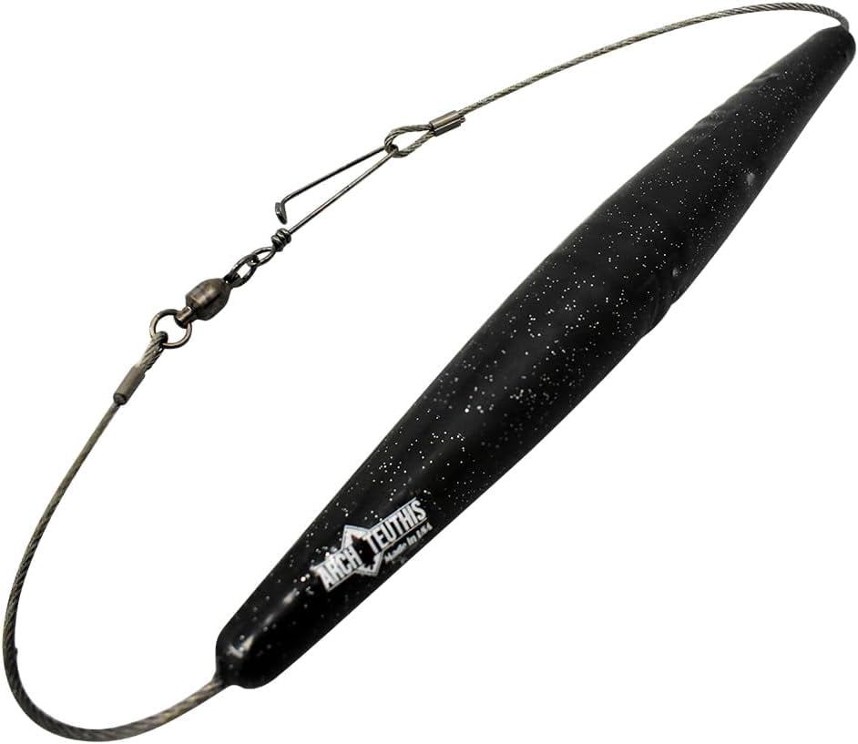 Trolling Weight with Black Vinyl Coating,16-48 oz, Rigged for High ...