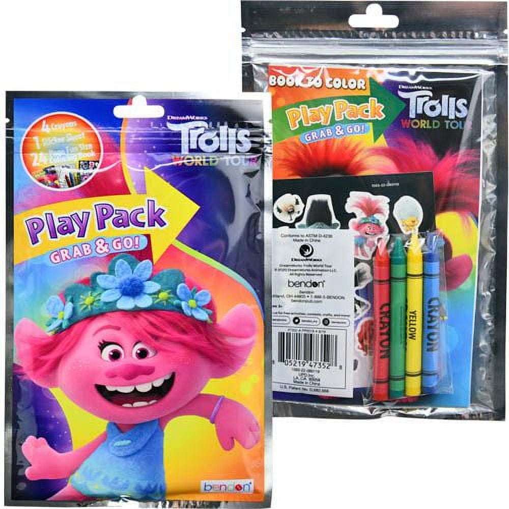 Trolls 2 Grab n Go Play Pack Bulk- 12 PCS - Walmart.com