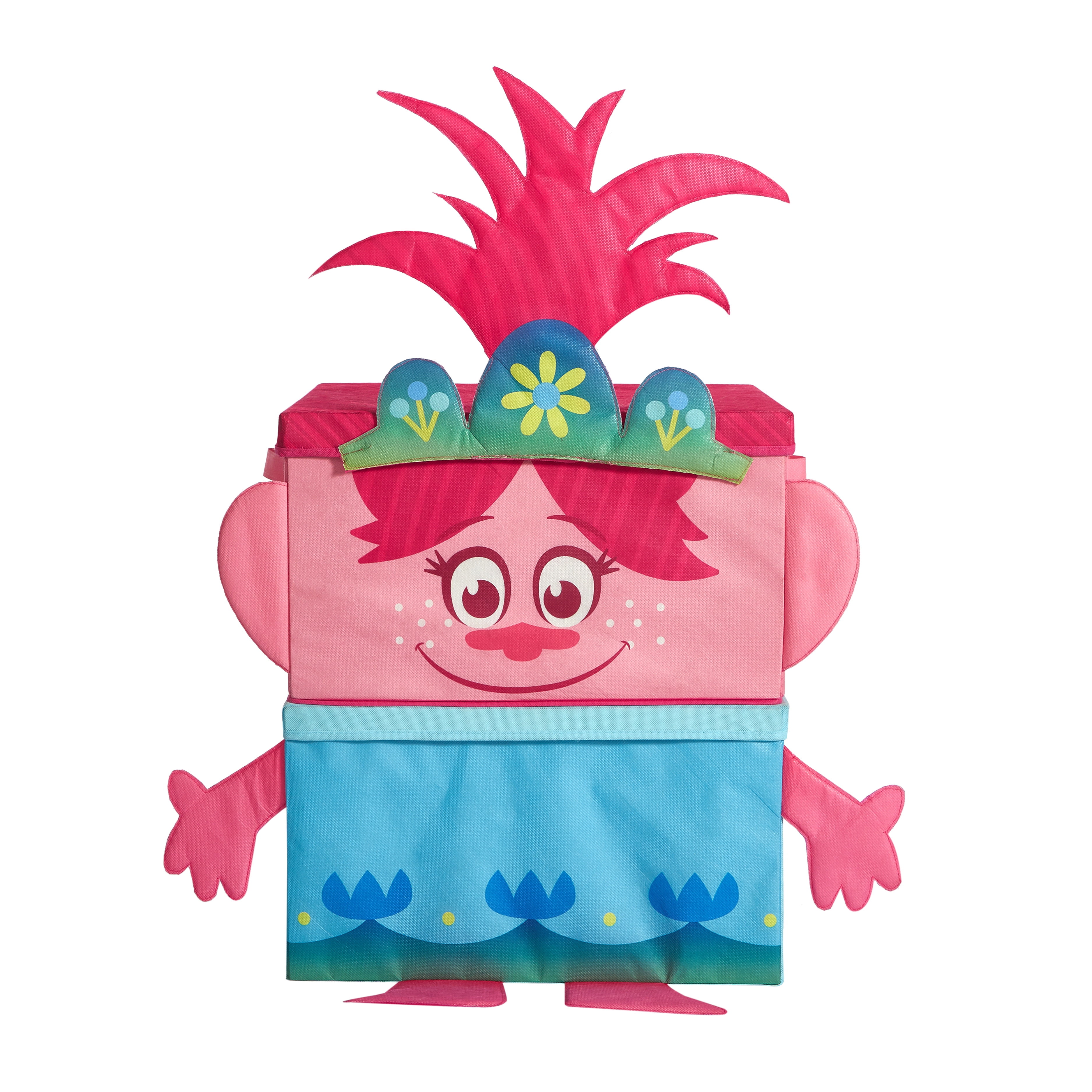 Trolls 2 Stackable Figural Kids Storage Boxes - Walmart.com