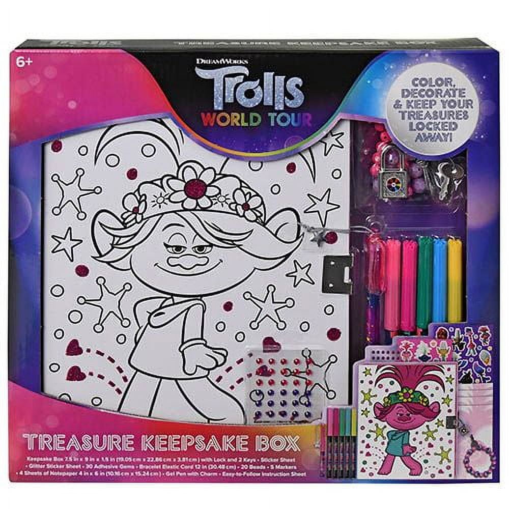 Trolls 2 Surprise Diary Keepsake Box - Walmart.com