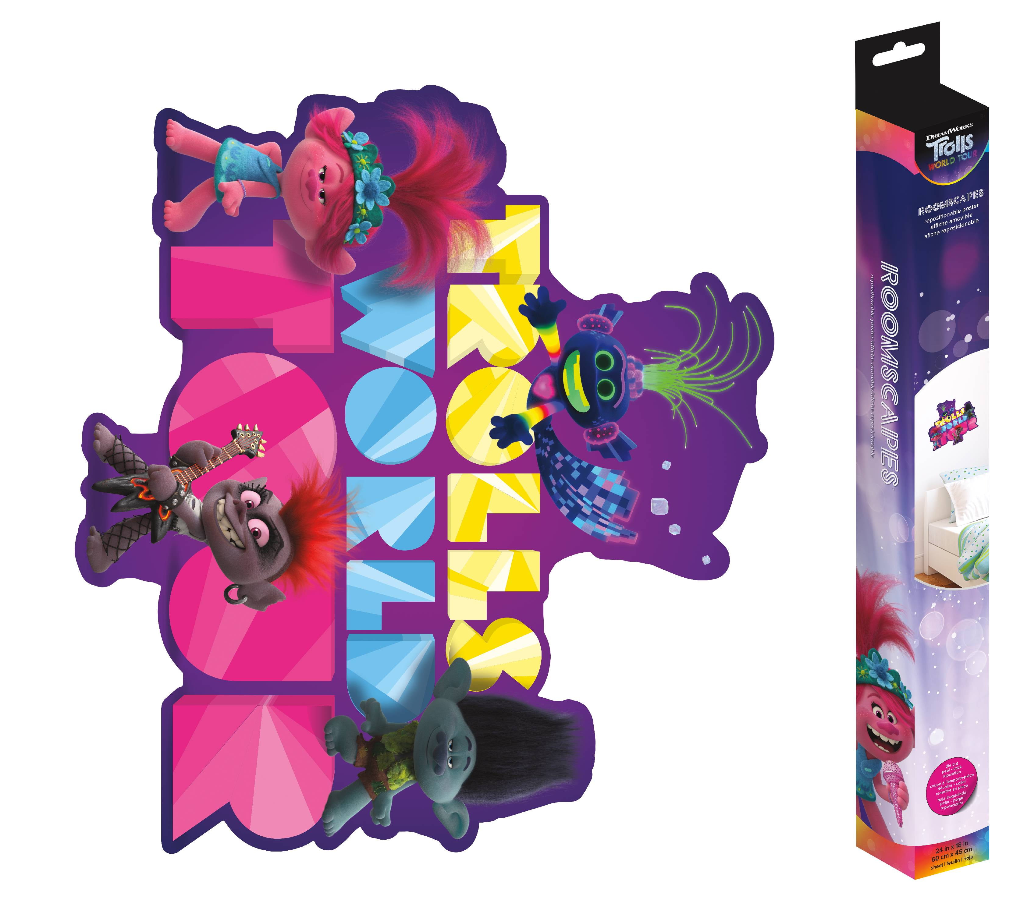 Trolls 2 Wall Decals, by Trends International - Walmart.com