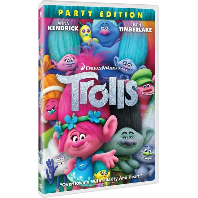 Trolls (2016) (DVD) (Dreamworks) - Walmart.com