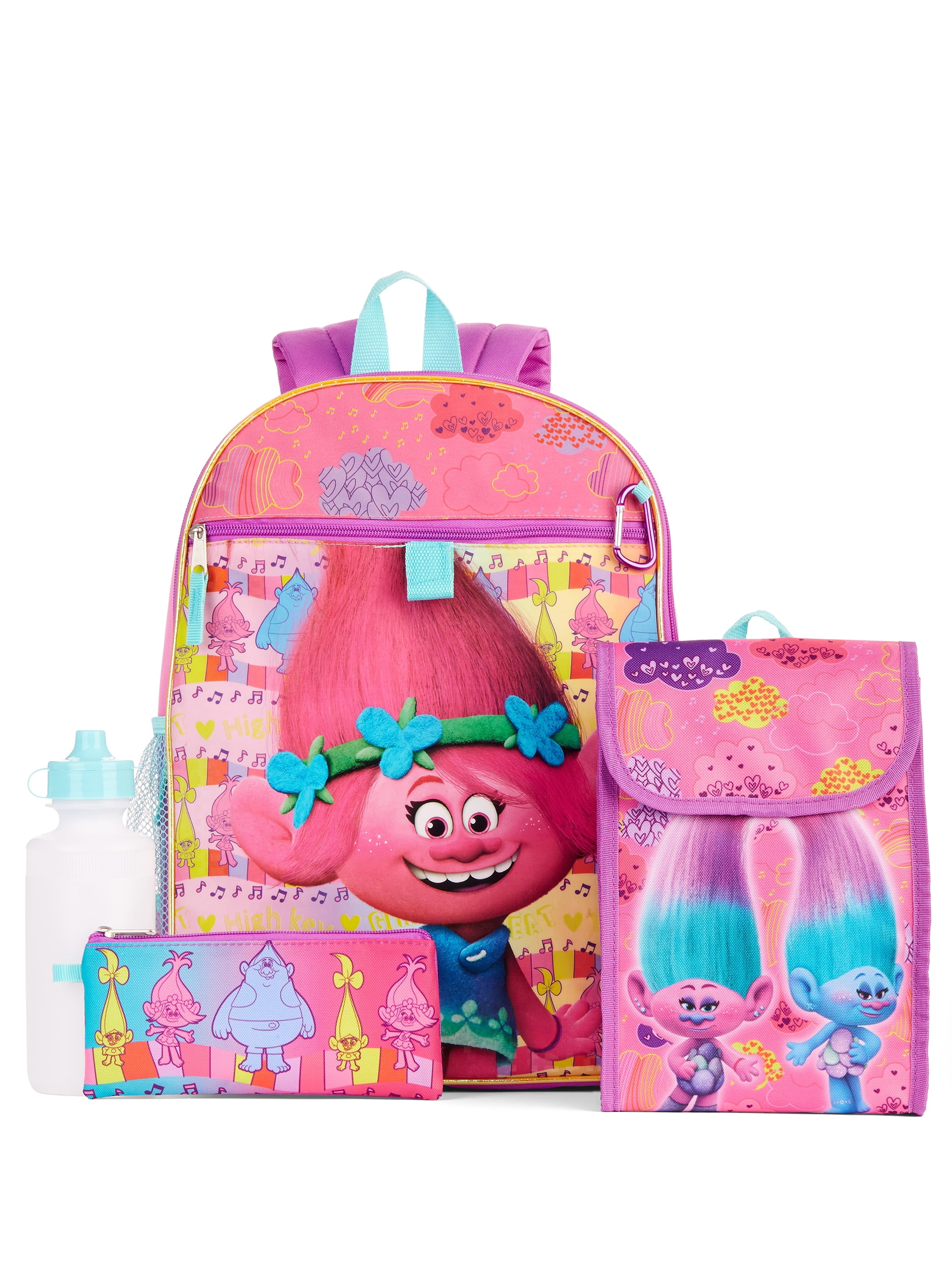 Trolls 5 Piece Backpack Set - Walmart.com