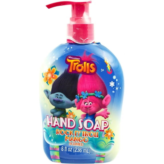 Trolls 8Oz Hand Soap In Dispenser Toy, Multi - Walmart.com