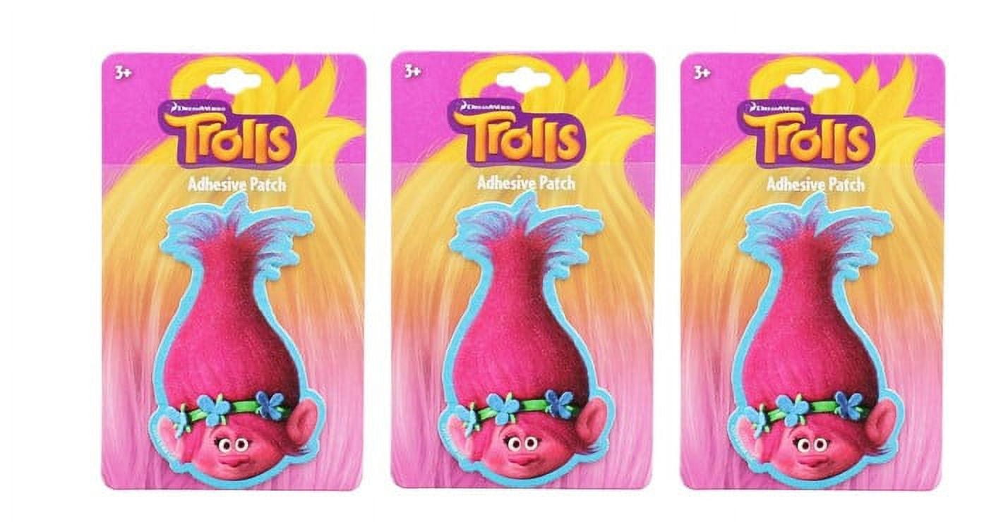 Trolls Adhesive Patch Stickers x 3 - Walmart.com