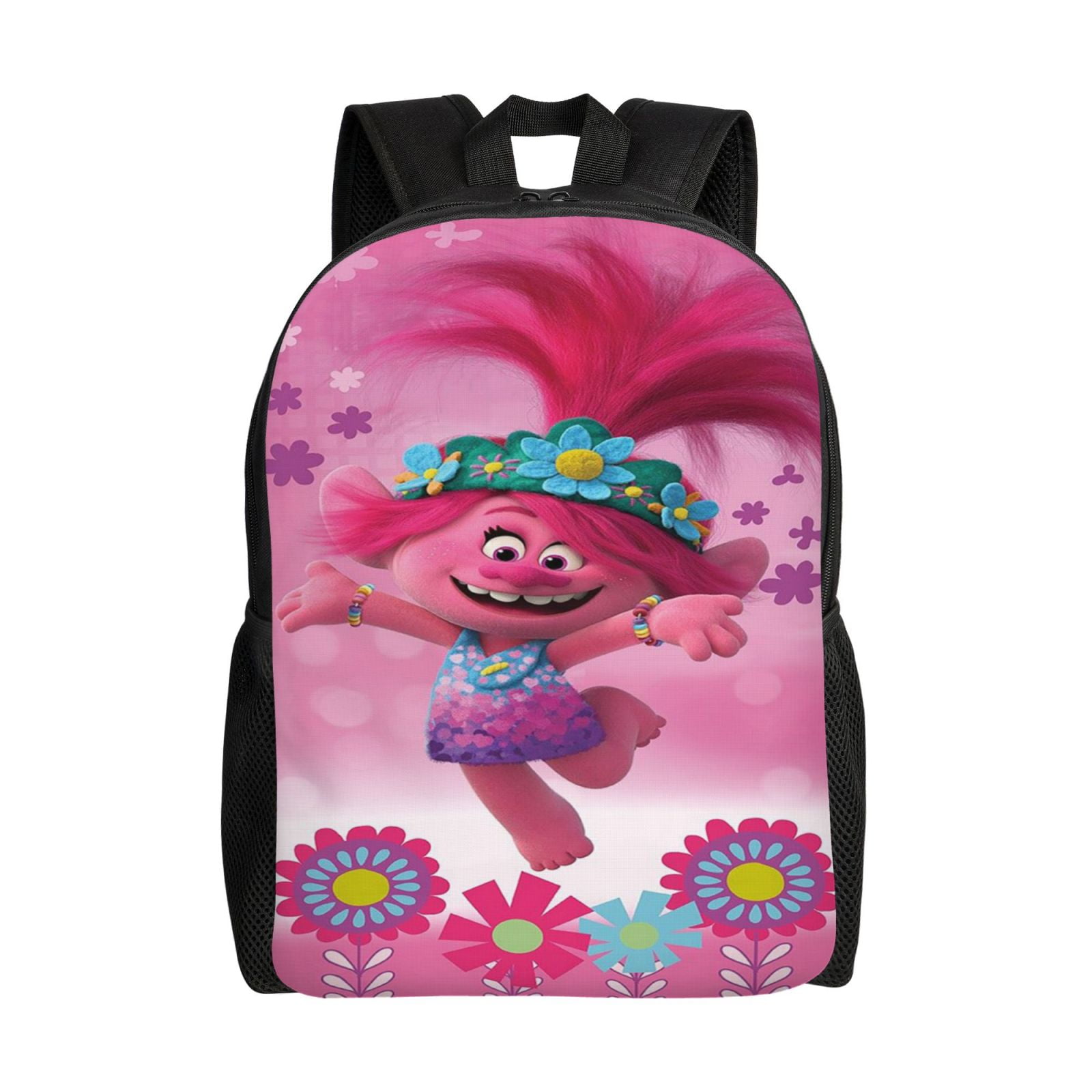 Trolls Backpack Book Bags Casual Daypack For Travel Work Office ...