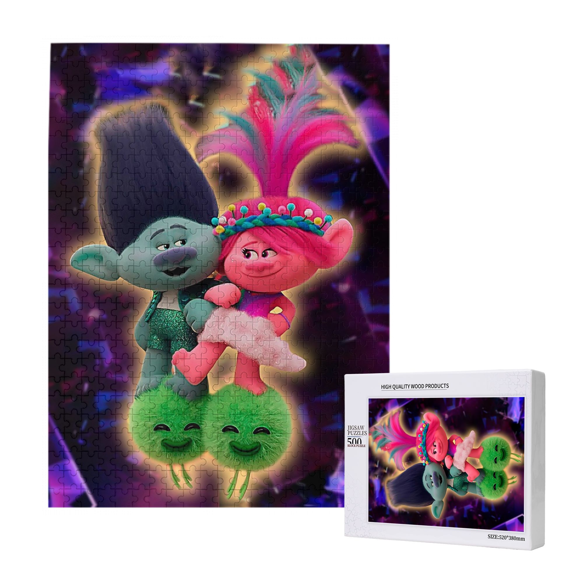 Trolls Band Together 500 Piece Jigsaw Puzzle Puzzle for Adults Child ...