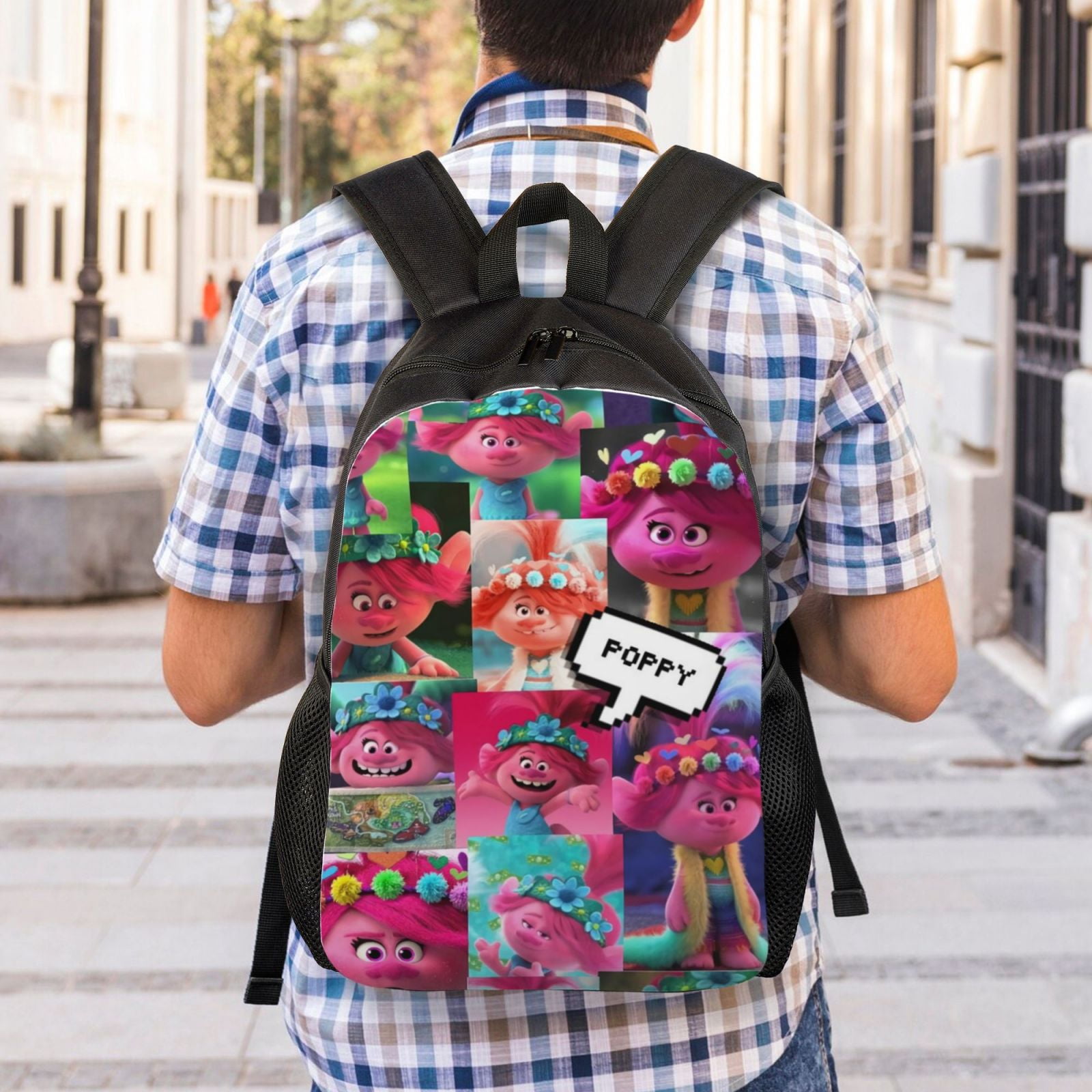 Trolls Band Together Anime Backpack Travel Bag 3d Printing Casual ...