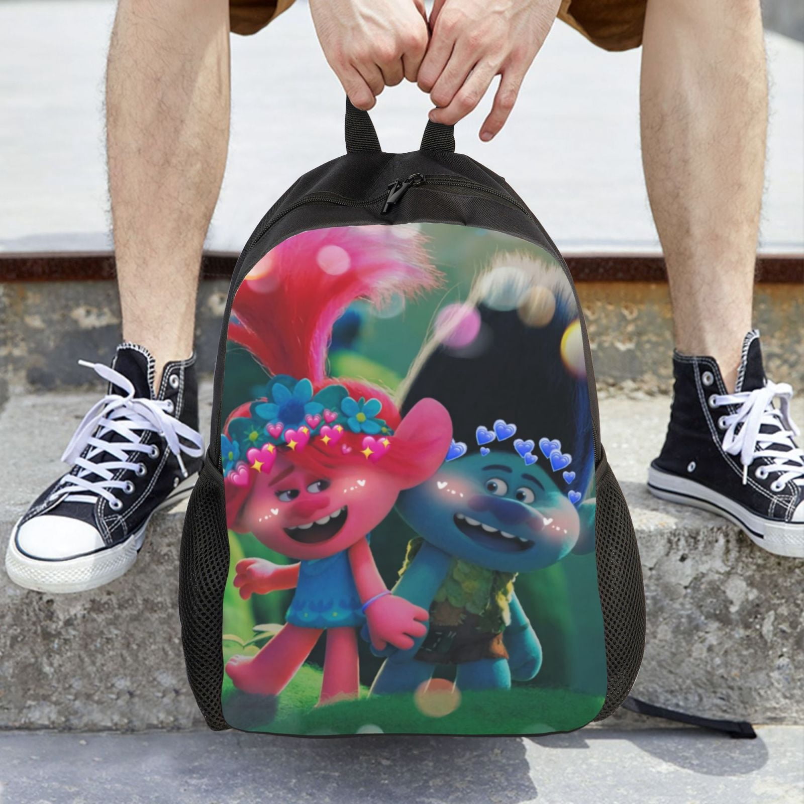 Trolls Band Together Anime Backpack Travel Bag 3d Printing Casual ...
