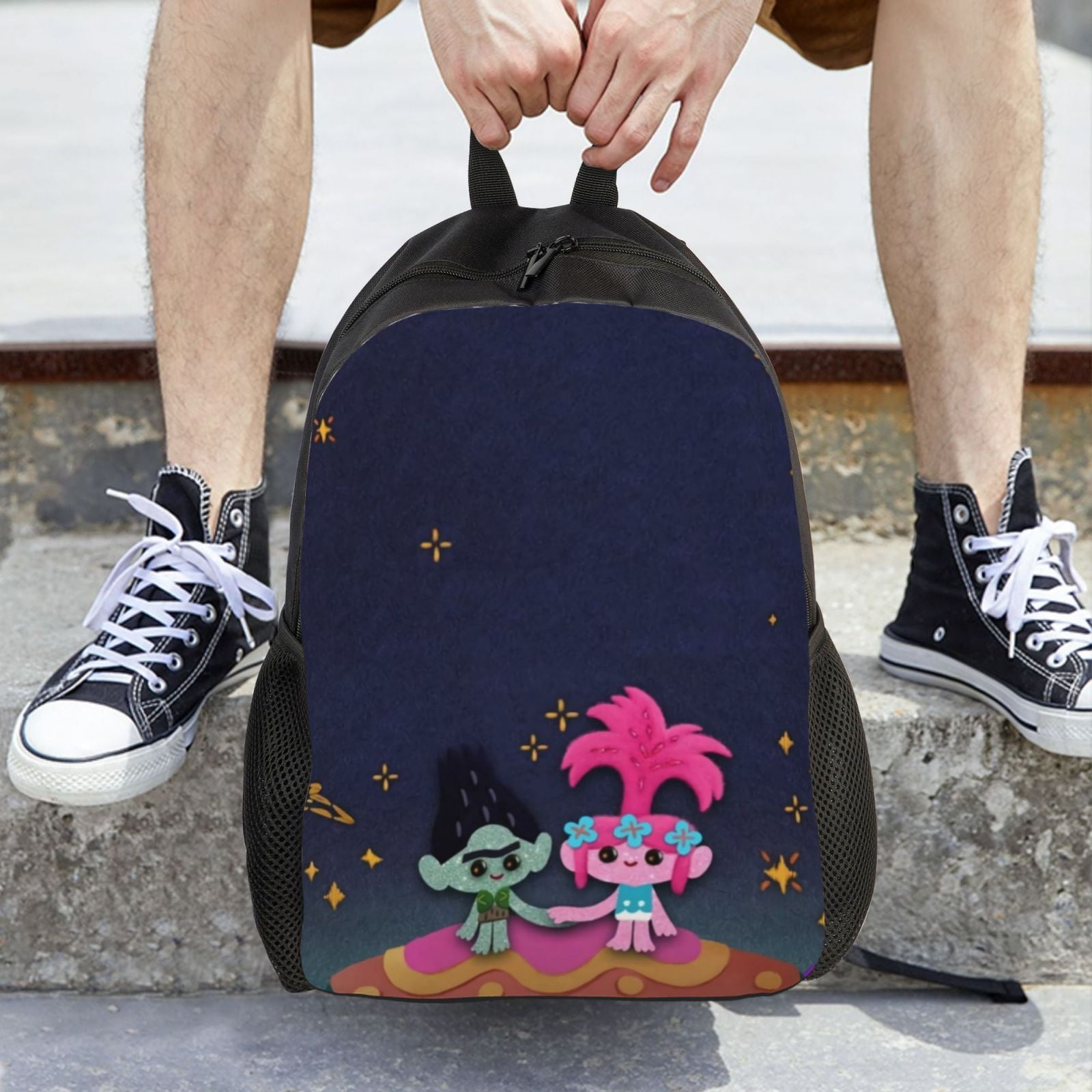 Trolls Band Together Anime Backpack Travel Bag 3d Printing Casual ...