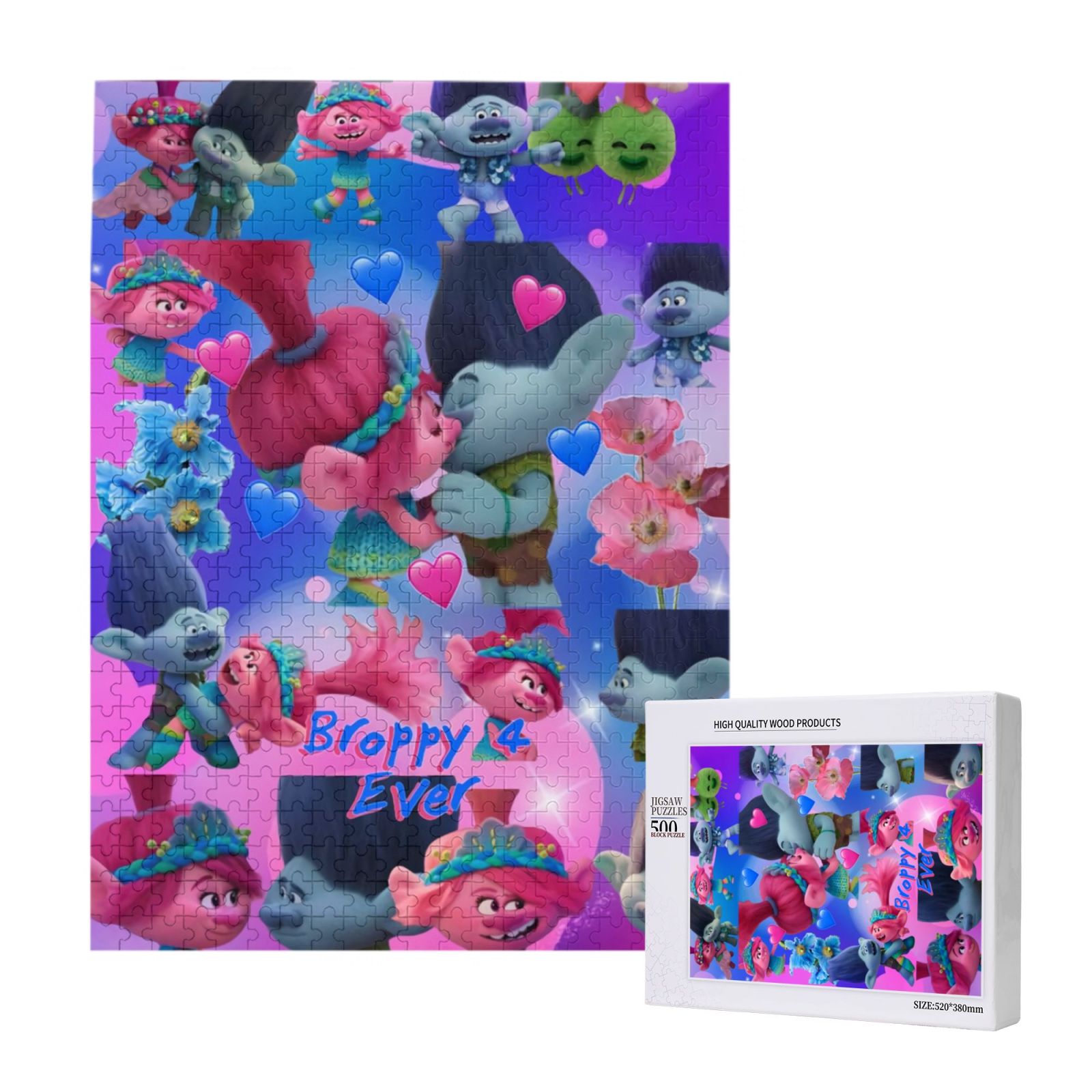 Trolls Band Together Anime Puzzles Boys Girls Teens 300/500/1000 Piece ...