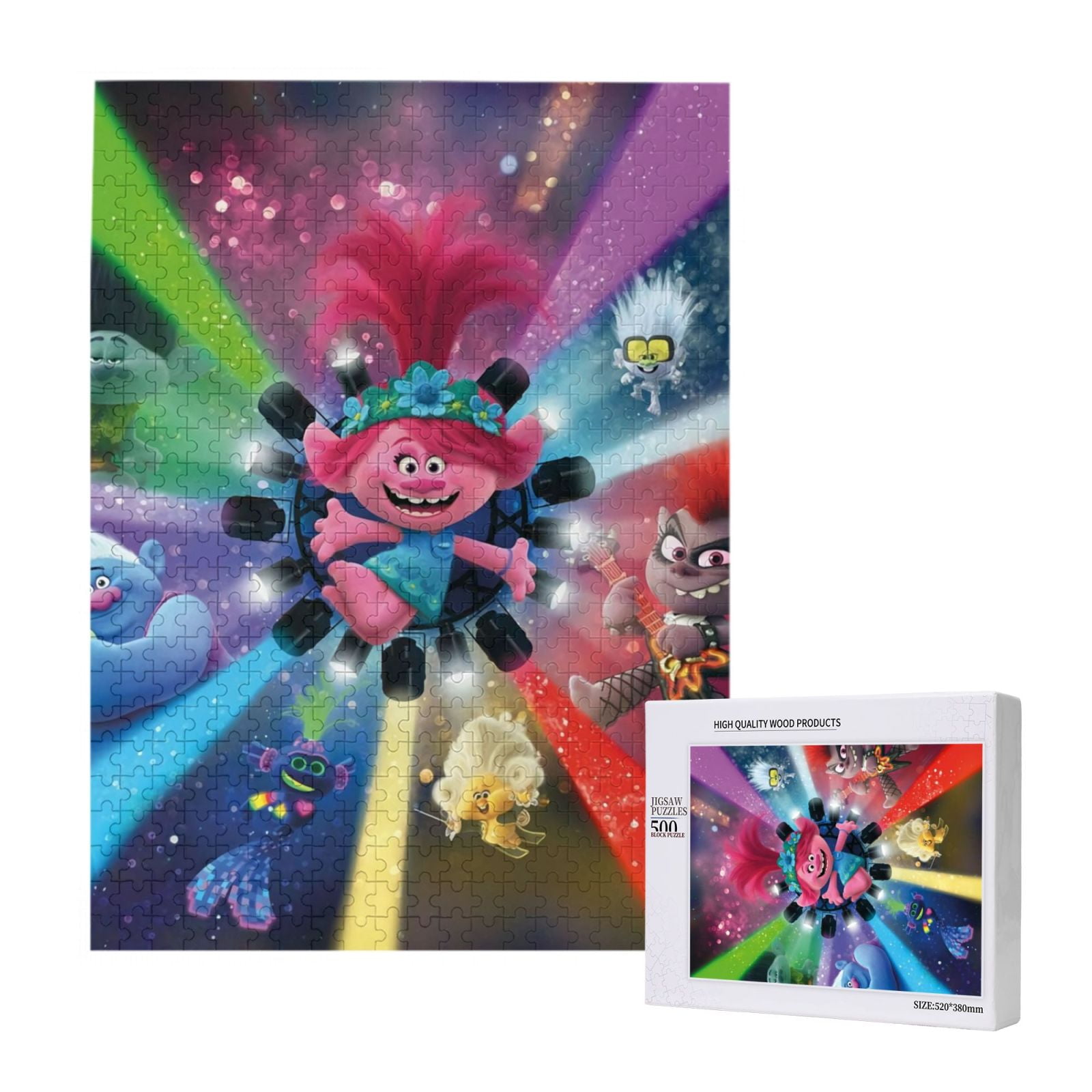 Trolls Band Together Anime Puzzles Boys Girls Teens 300/500/1000 Piece ...