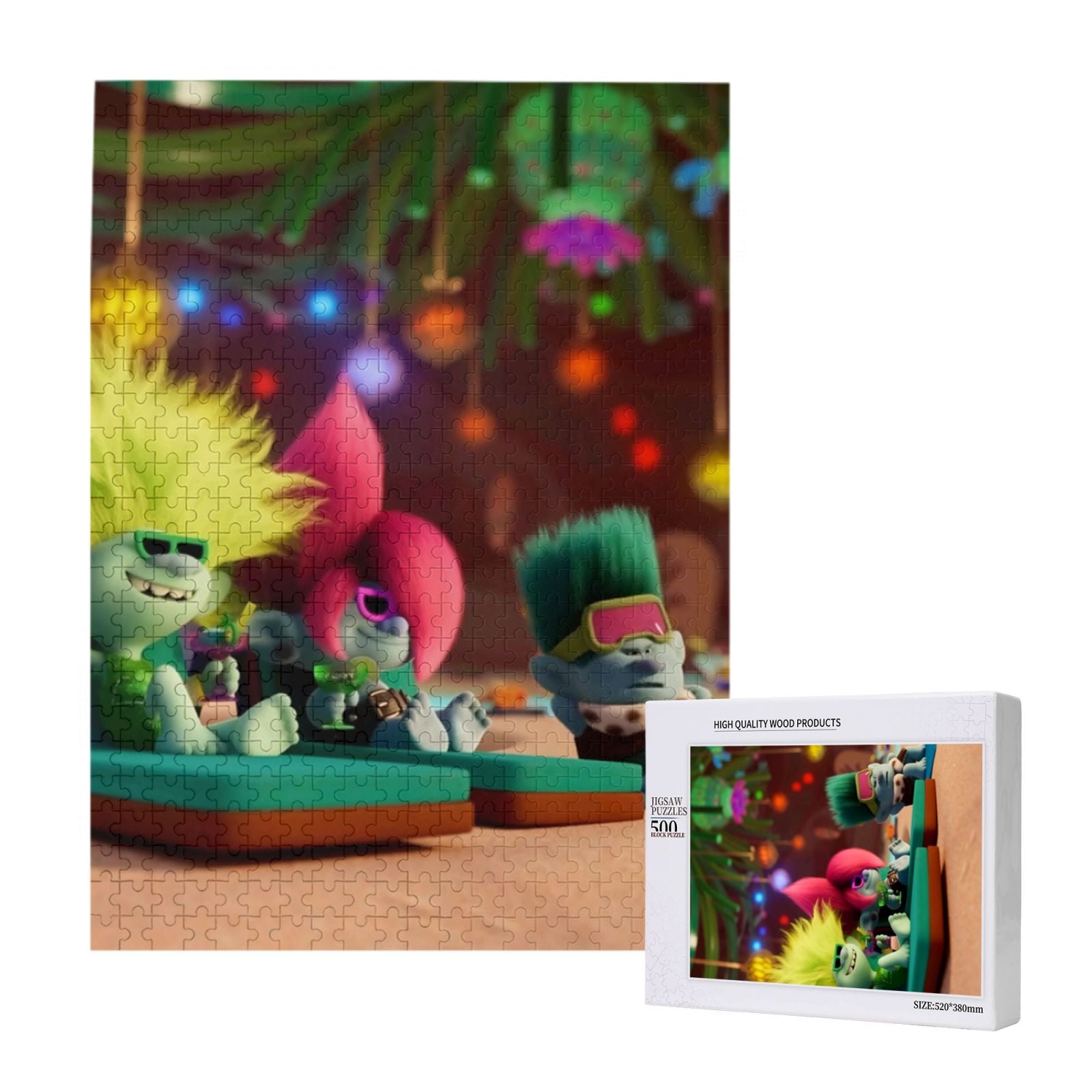 Trolls Band Together Anime Puzzles Boys Girls Teens 300/500/1000 Piece ...