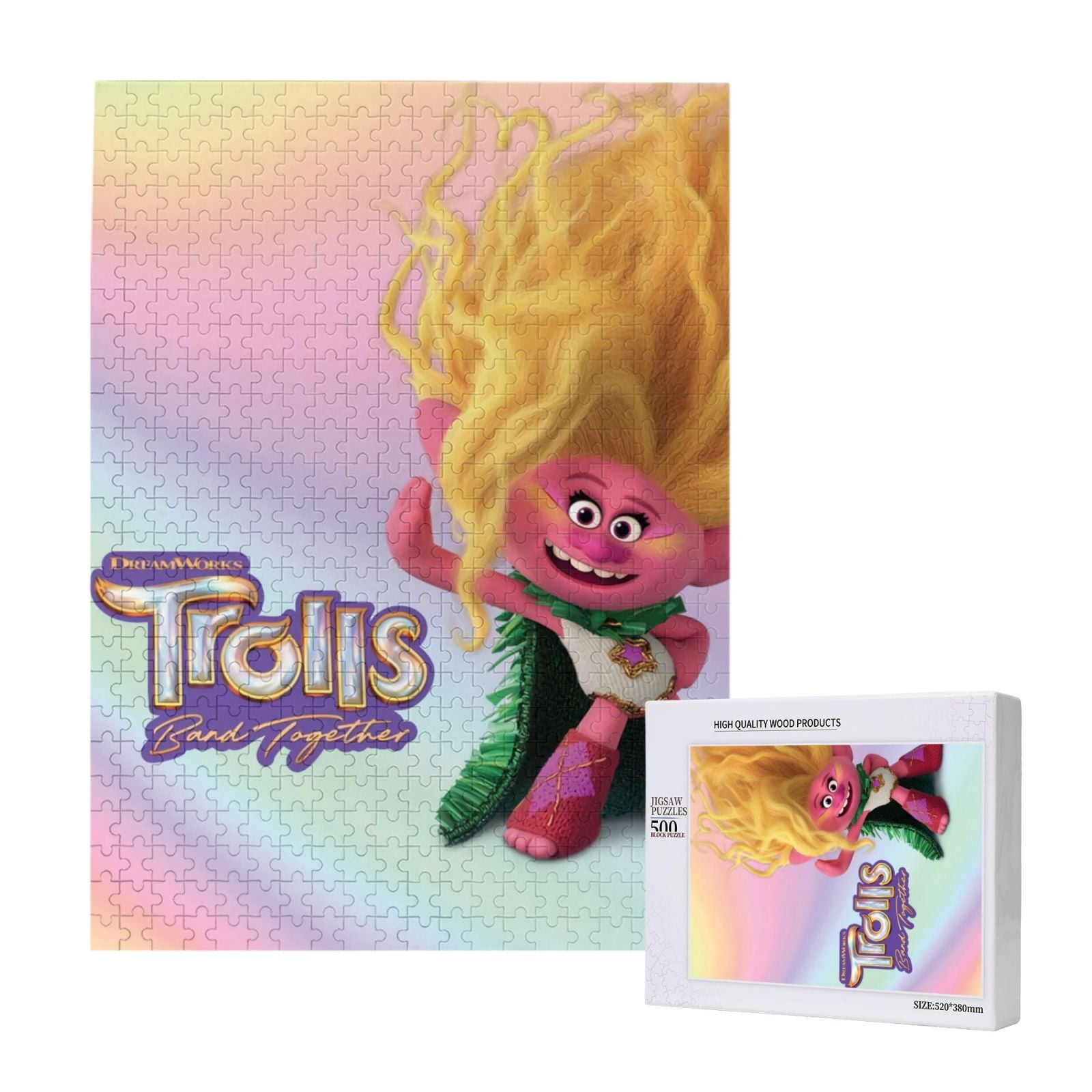 Trolls Band Together Anime Puzzles Boys Girls Teens 300/500/1000 Piece ...