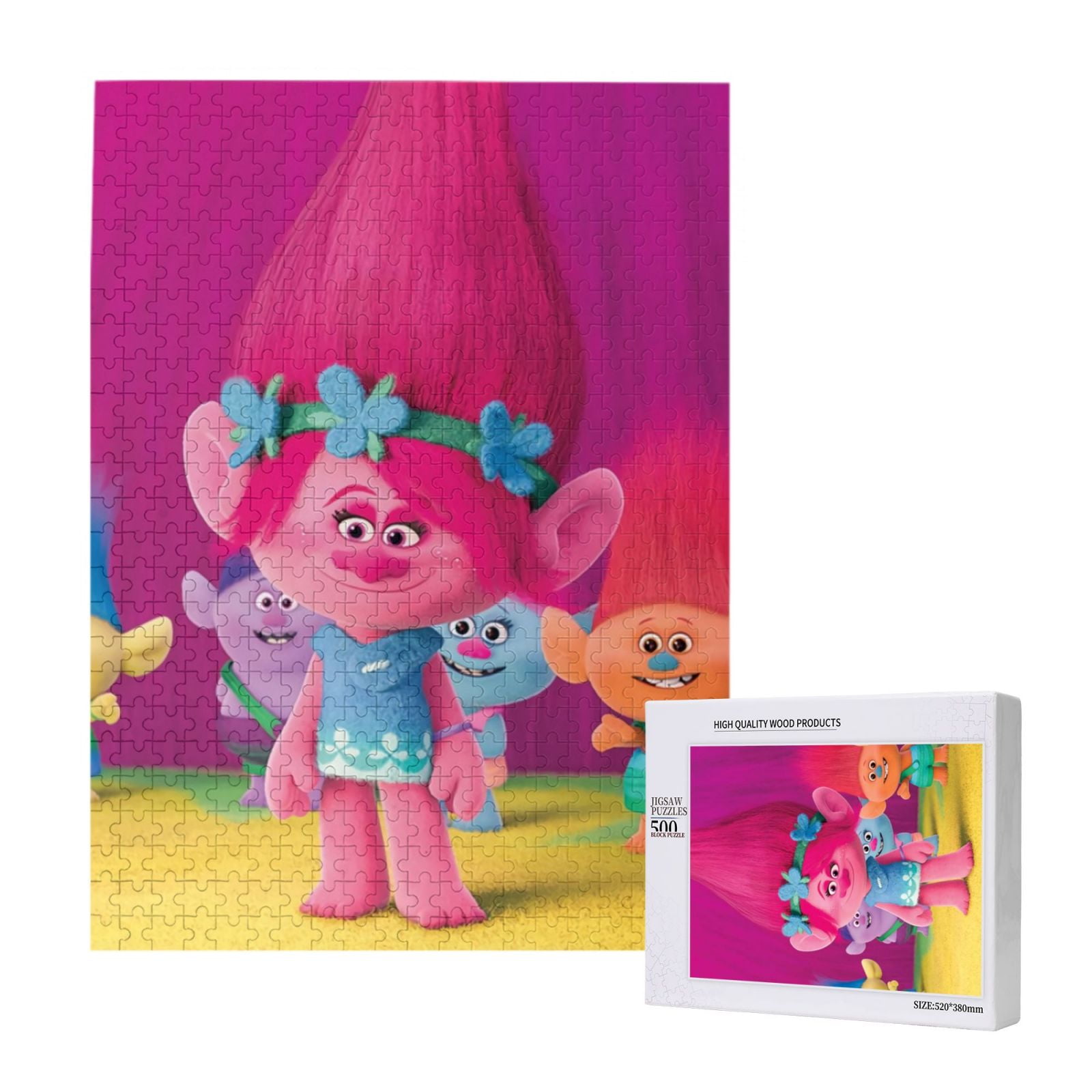 Trolls Band Together Anime Puzzles Boys Girls Teens 300/500/1000 Piece ...