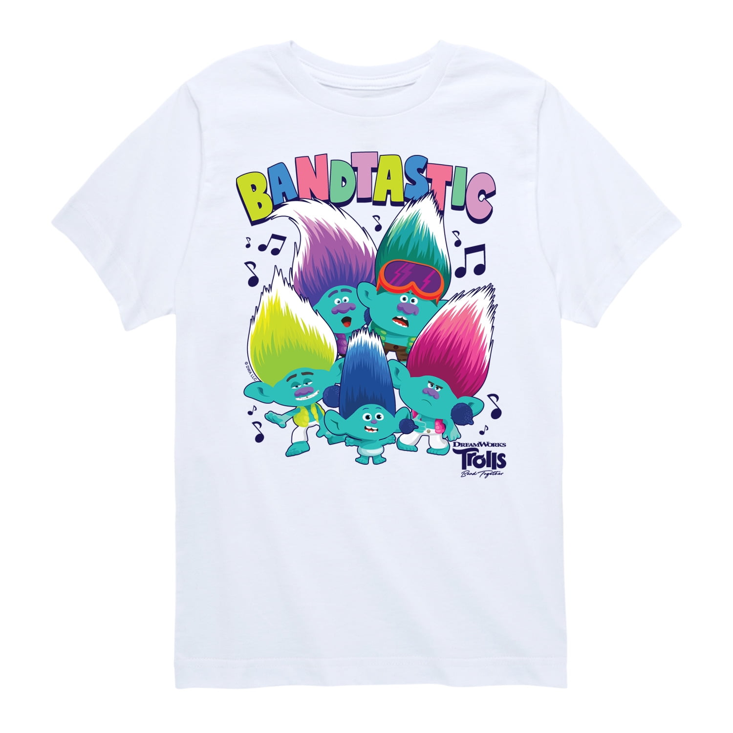 Trolls - Band Together - Bandtastic - Toddler and Youth Short Sleeve ...