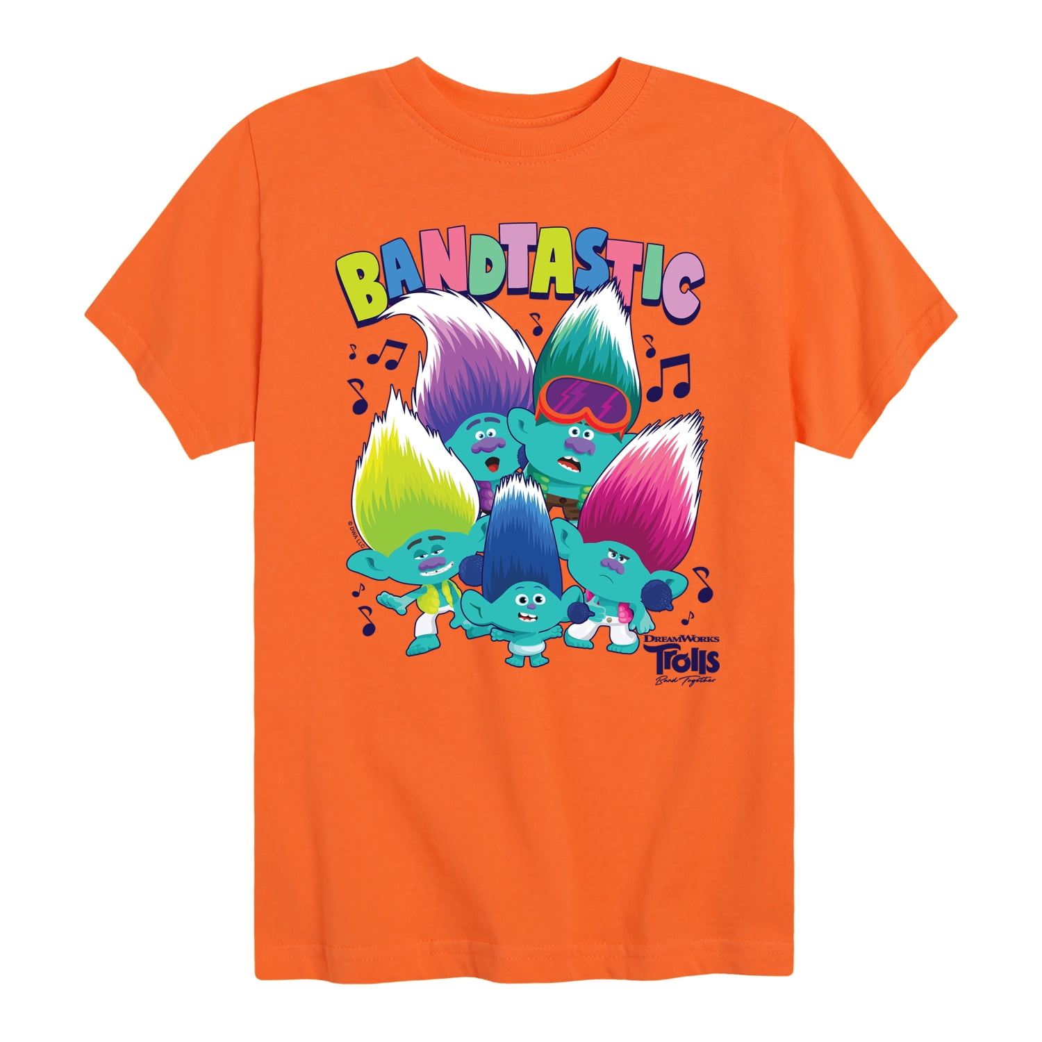 Trolls - Band Together - Bandtastic - Toddler and Youth Short Sleeve ...