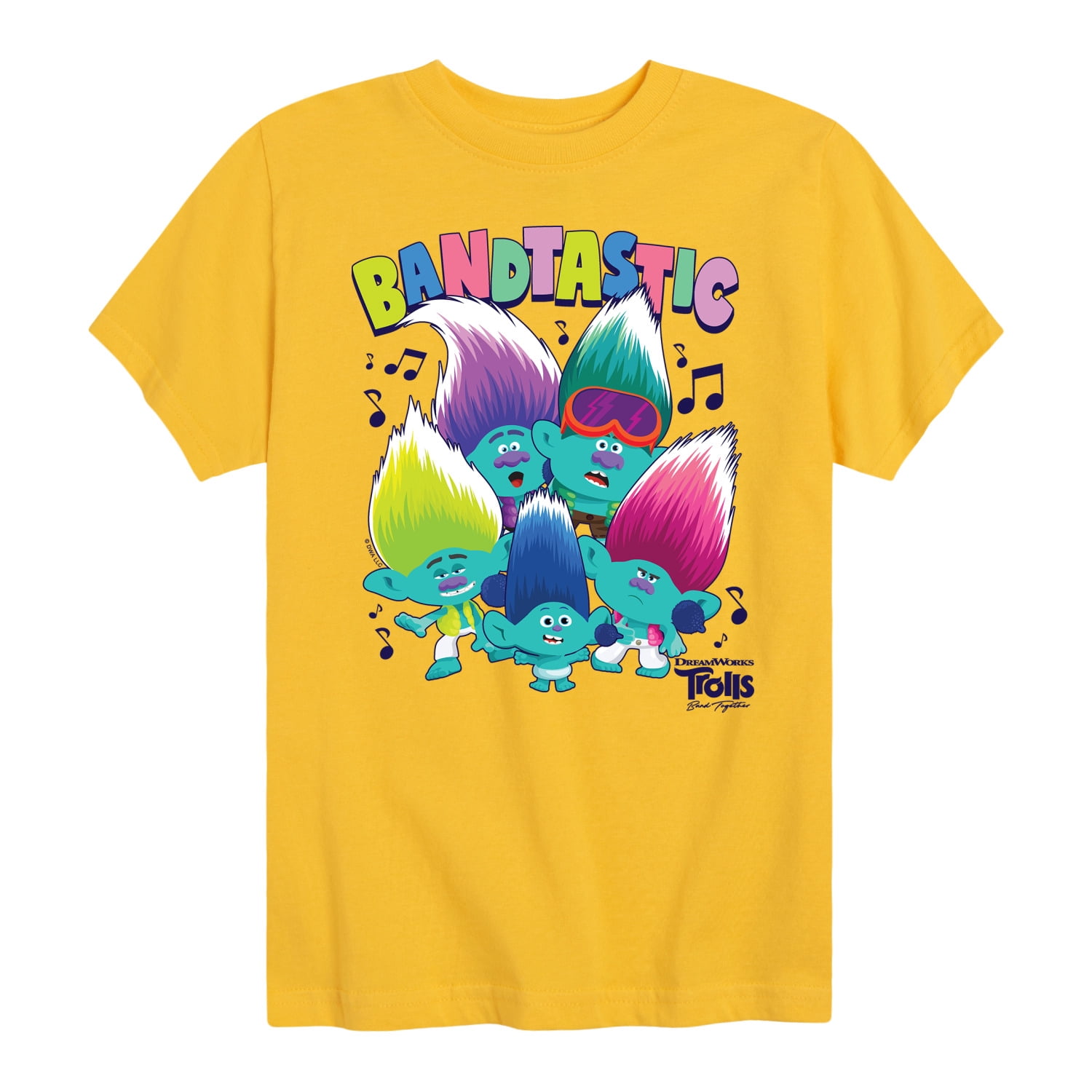 Trolls - Band Together - Bandtastic - Toddler and Youth Short Sleeve ...
