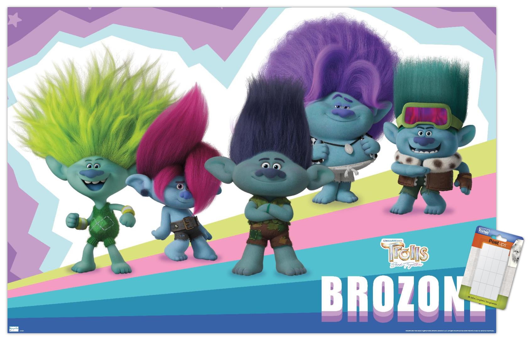 Trolls: Band Together - Brozone Wall Poster, 14.725" x 22.375 ...