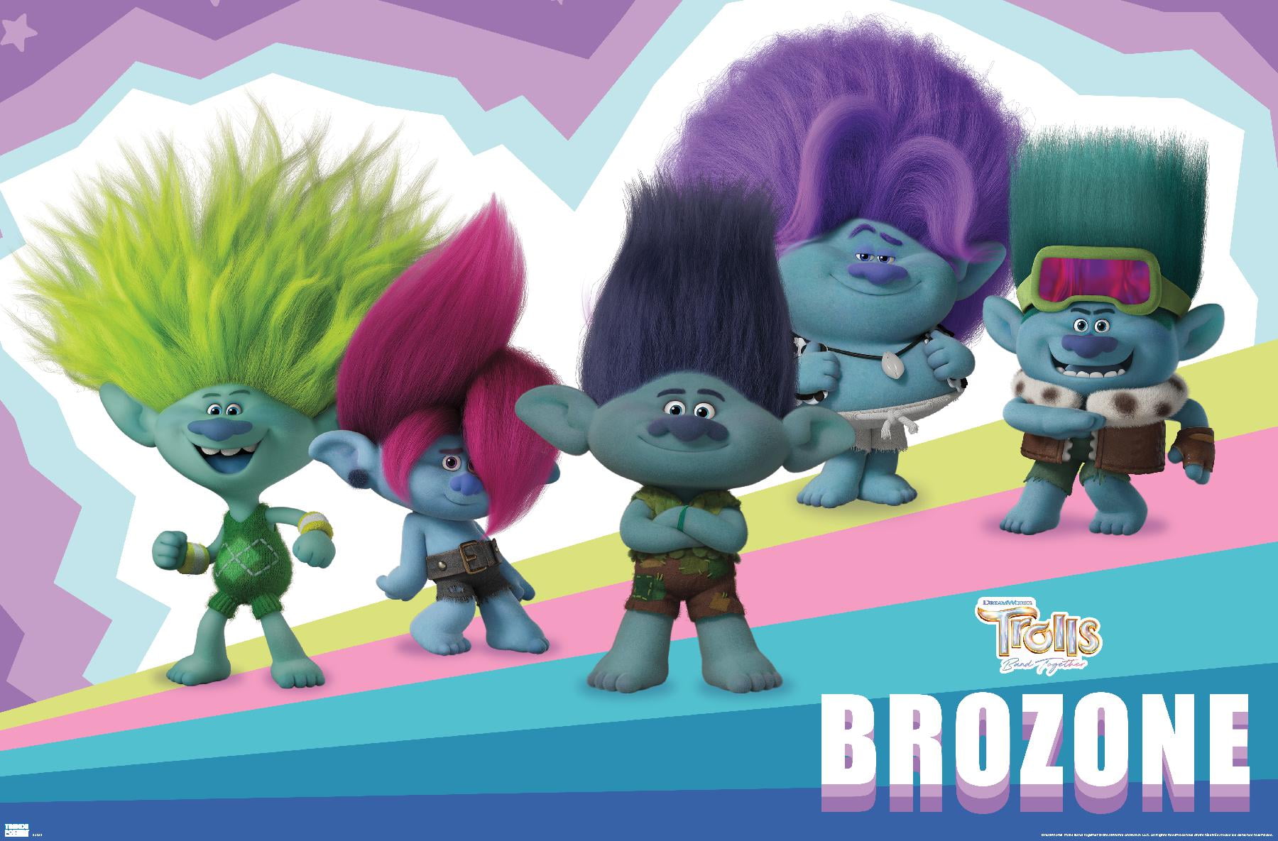 Trolls: Band Together - Brozone Wall Poster, 22.375" x 34" - Walmart.com