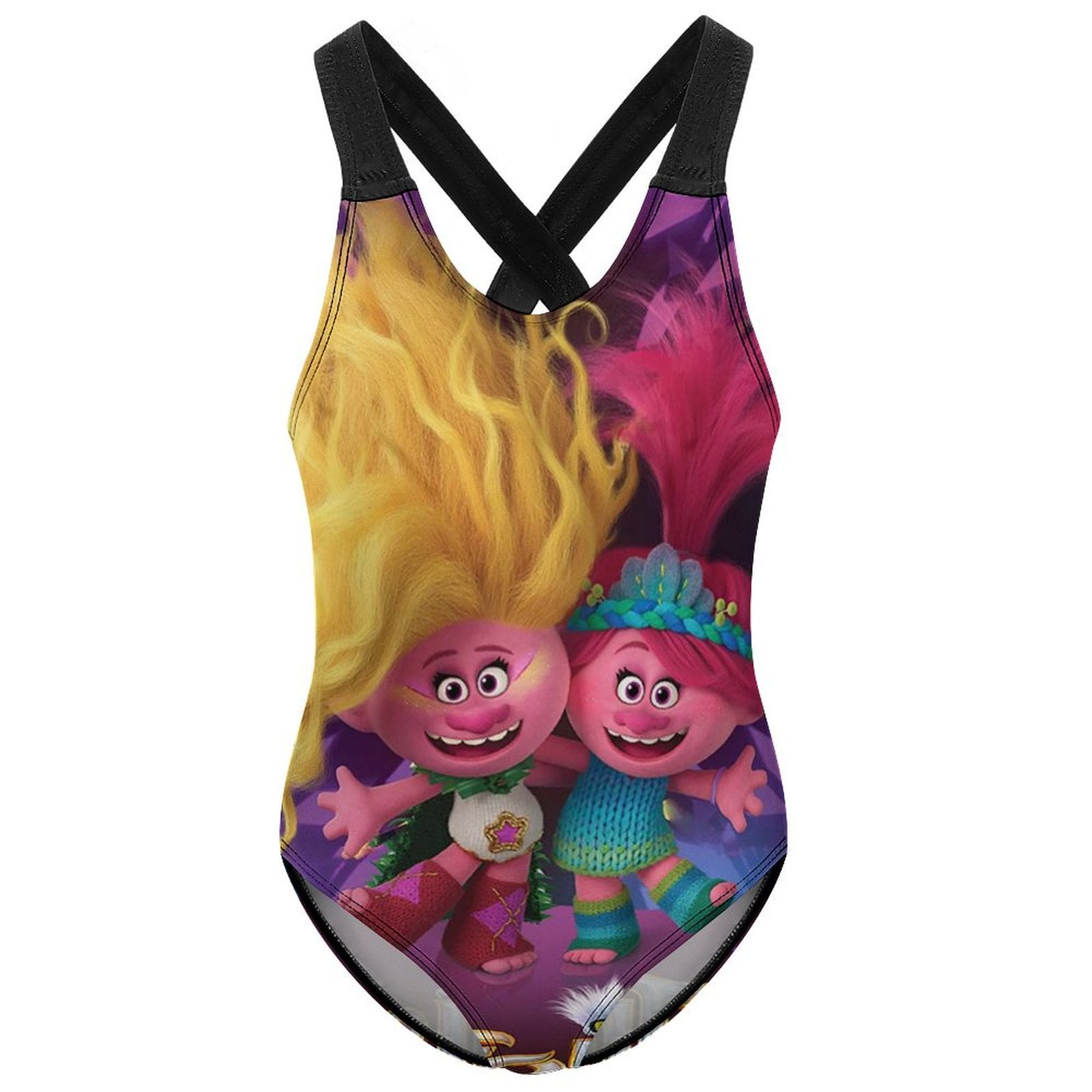 Trolls Band Together Characters Children's One-piece Swimsuit Summer ...