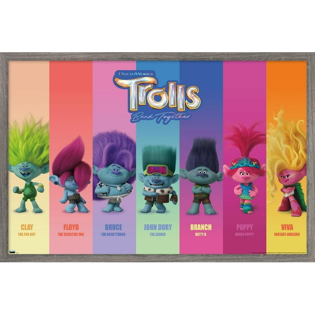 Trolls: Band Together - Perfect Harmony Wall Poster, 14.725" x 22.375 ...