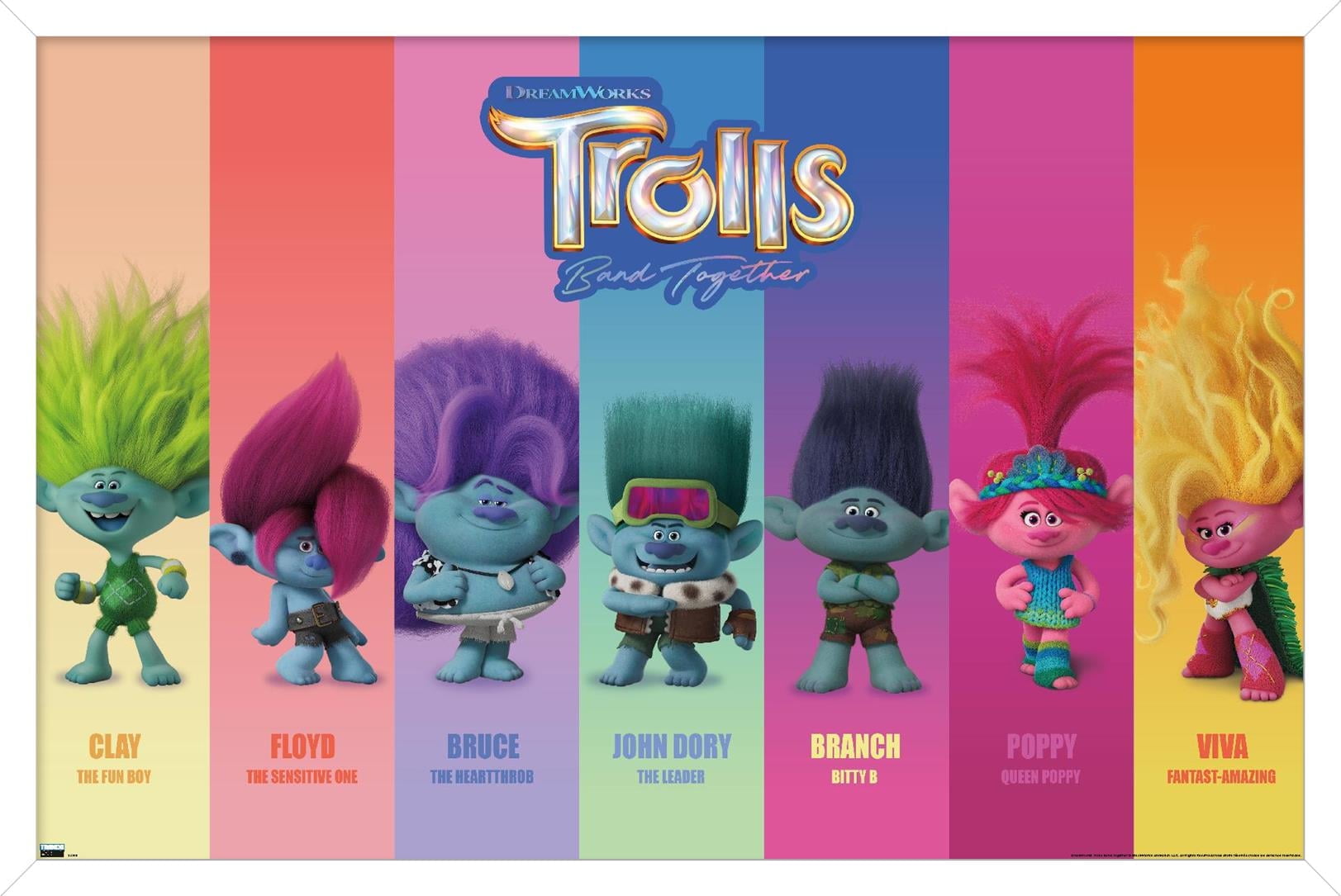 Trolls: Band Together - Perfect Harmony Wall Poster, 14.725" x 22.375 ...